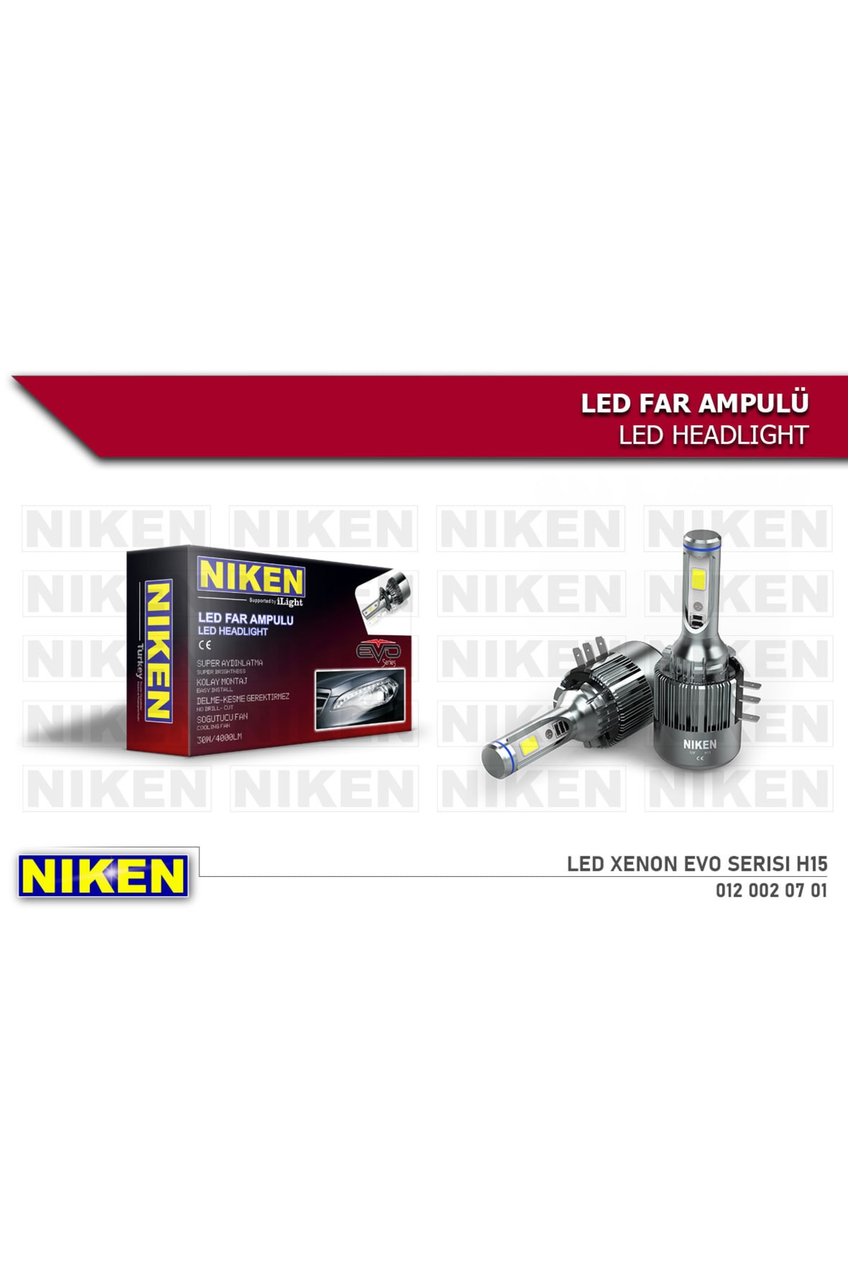 Niken H15 Led Xenon Far Ampülü Yeni Nesil Evo Series Fiyatı, Yorumları ...