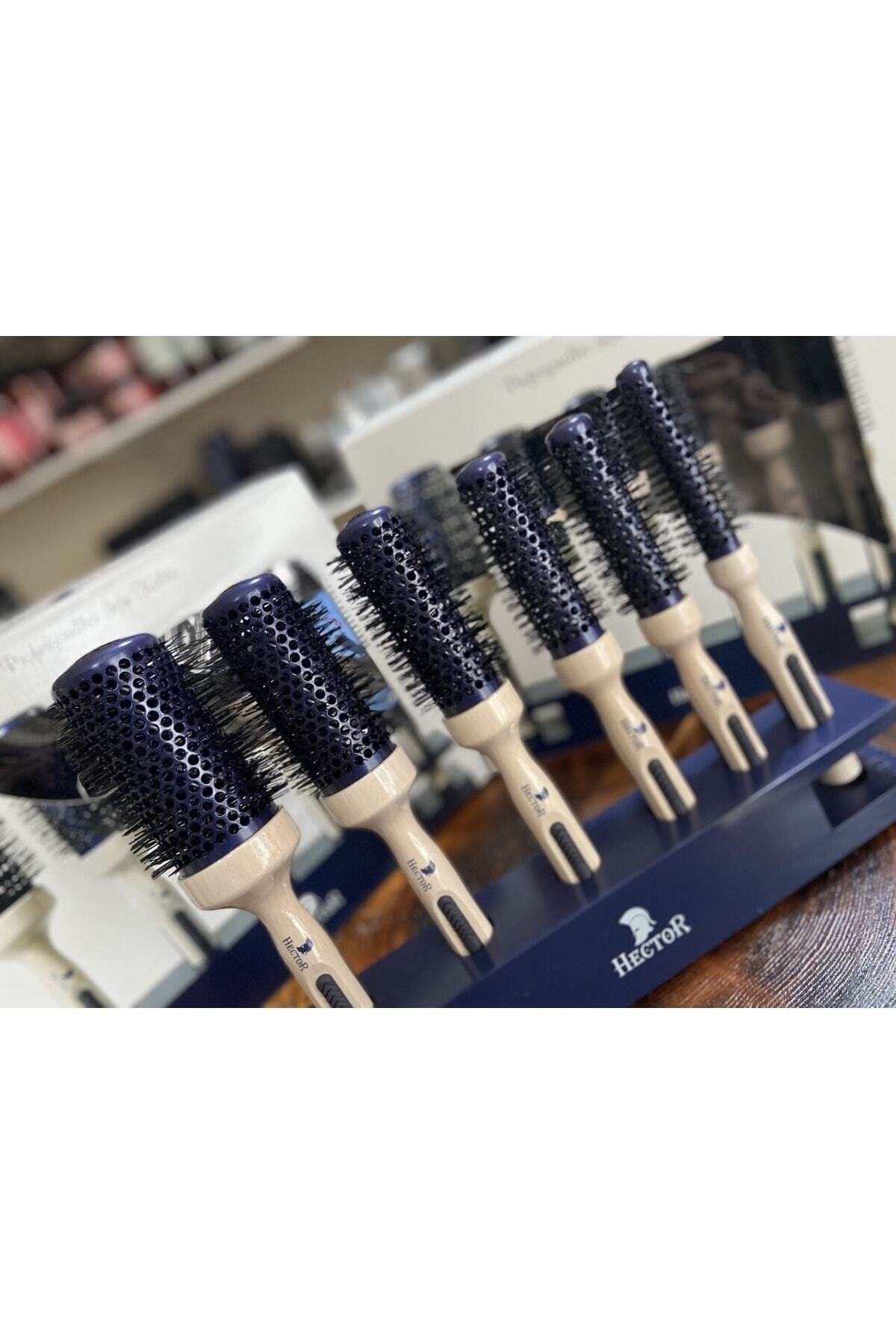 Hector Vent Seramik Kaplı Termal Gövde Sehpalı 6 Saç Fırça Seti - Yeni ...