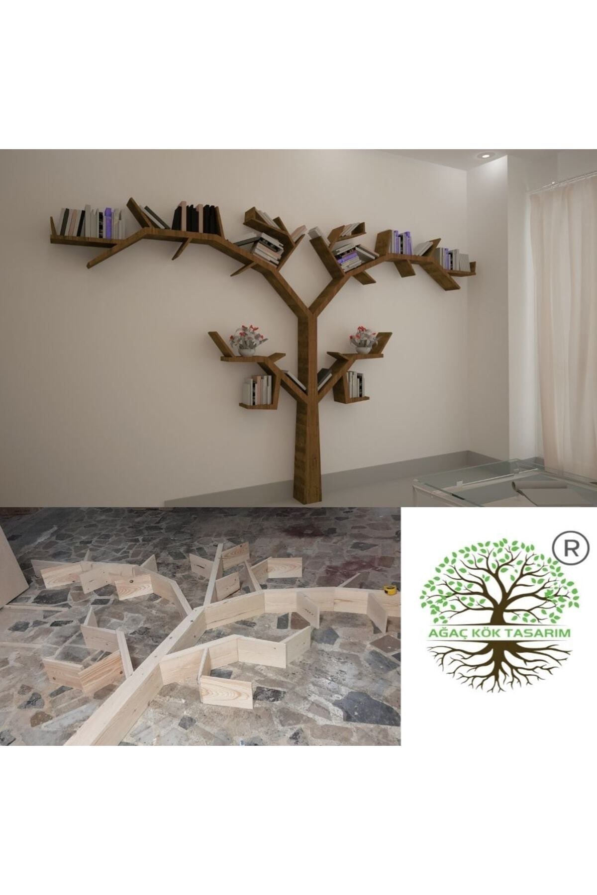 AĞAÇ KÖK TASARIM Ağaç Kitaplık Fiyatı, Yorumları - Trendyol