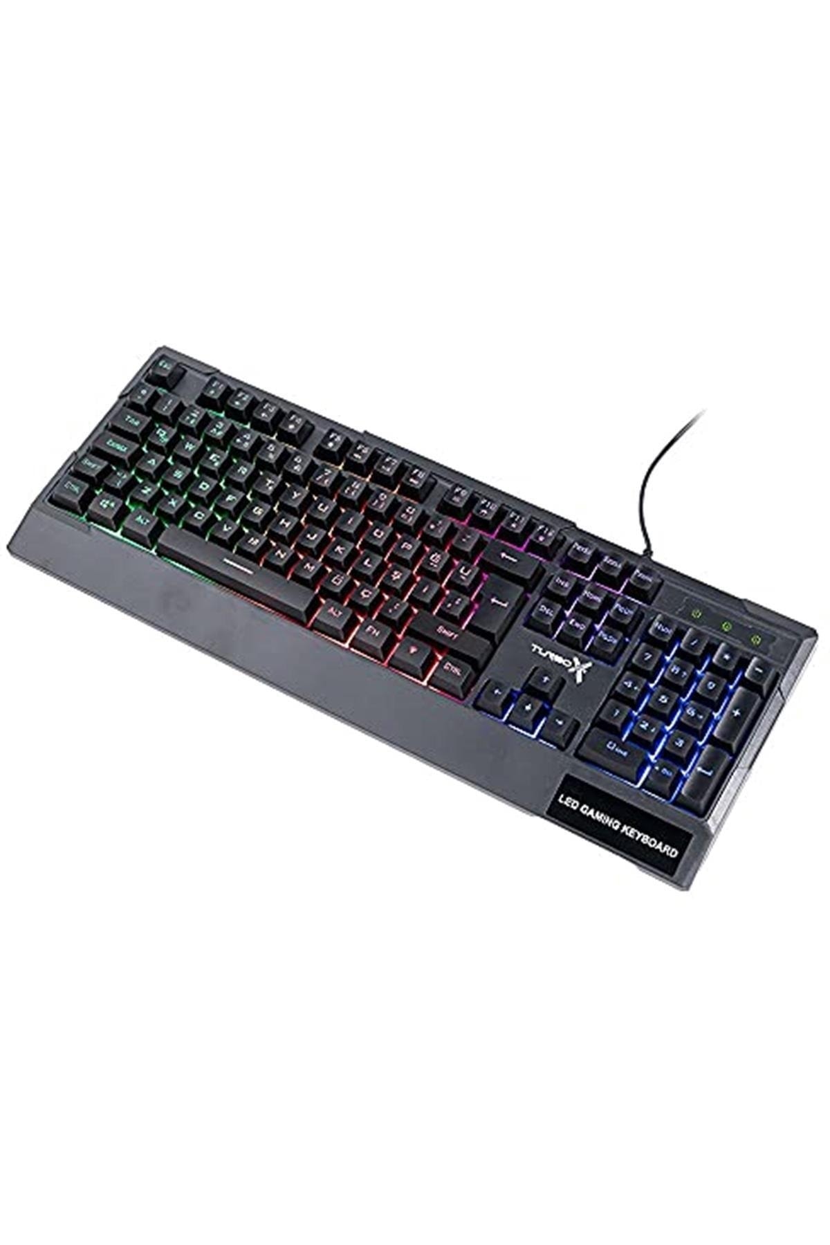 TURBOX Paddock TR-K115 USB Kablolu Rainbow Gaming Standart Q Rainbow ...