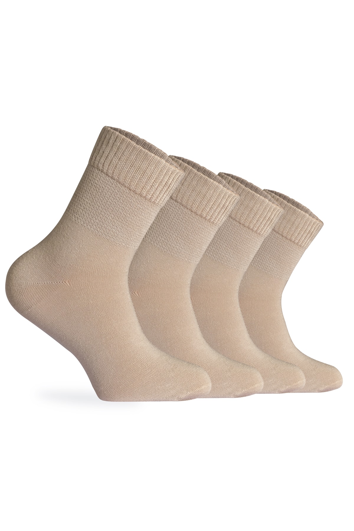 Nova Socks Kadın 4'lü Bambu Lastiksiz Sıkmayan Diyabetik Bilek Çorap ...