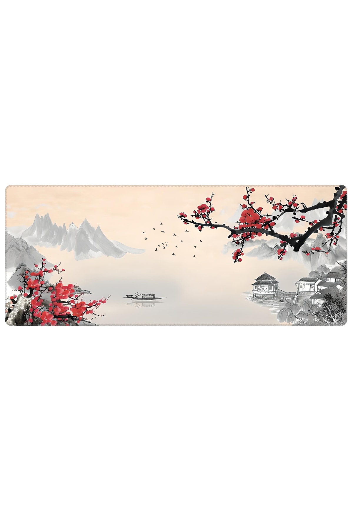 PORGE Cherry Blossom Mouse Pad 70x30 Xl Sakura Mouse Pad Büyük Ofis ...
