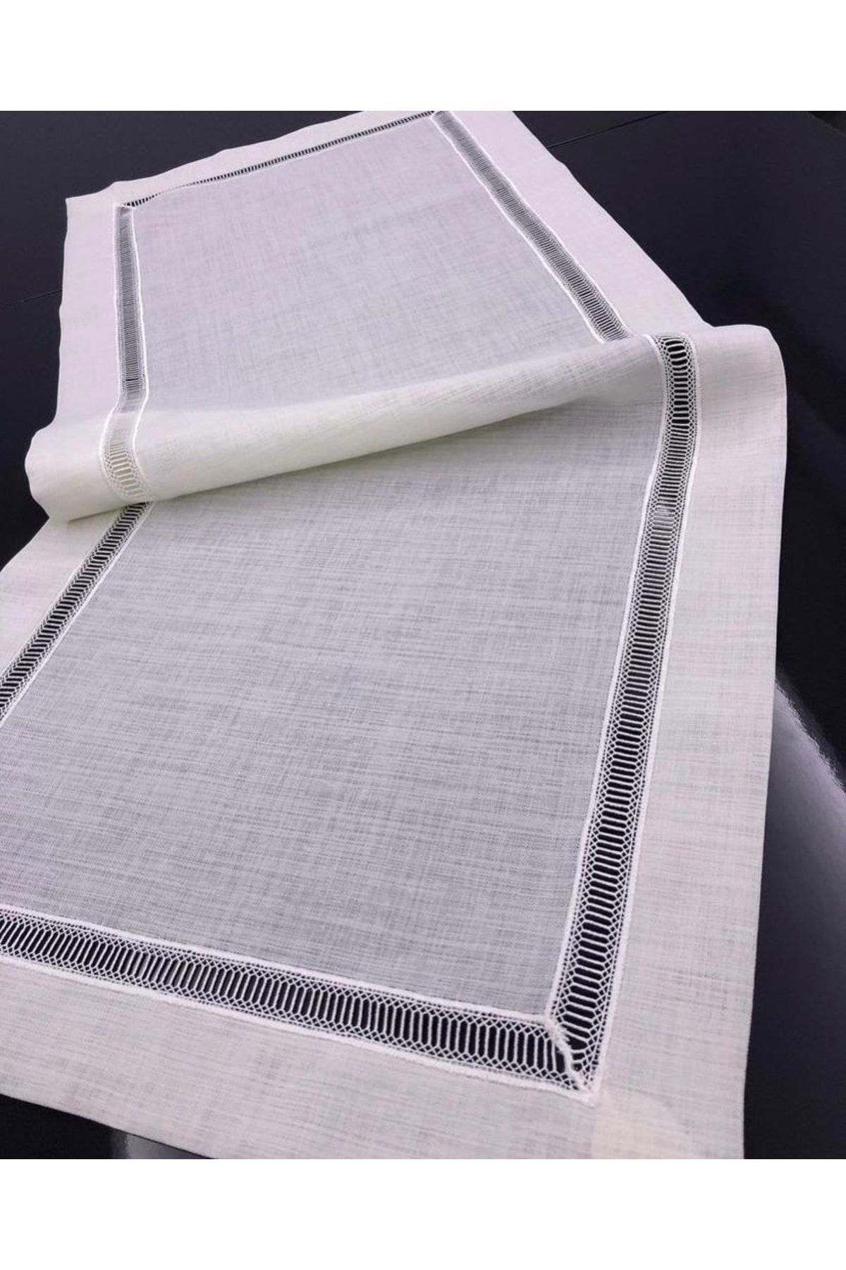 Lilies Atelier Keten Krem Renk Kolber Detaylı Luxury 40 X 150 Runner ...