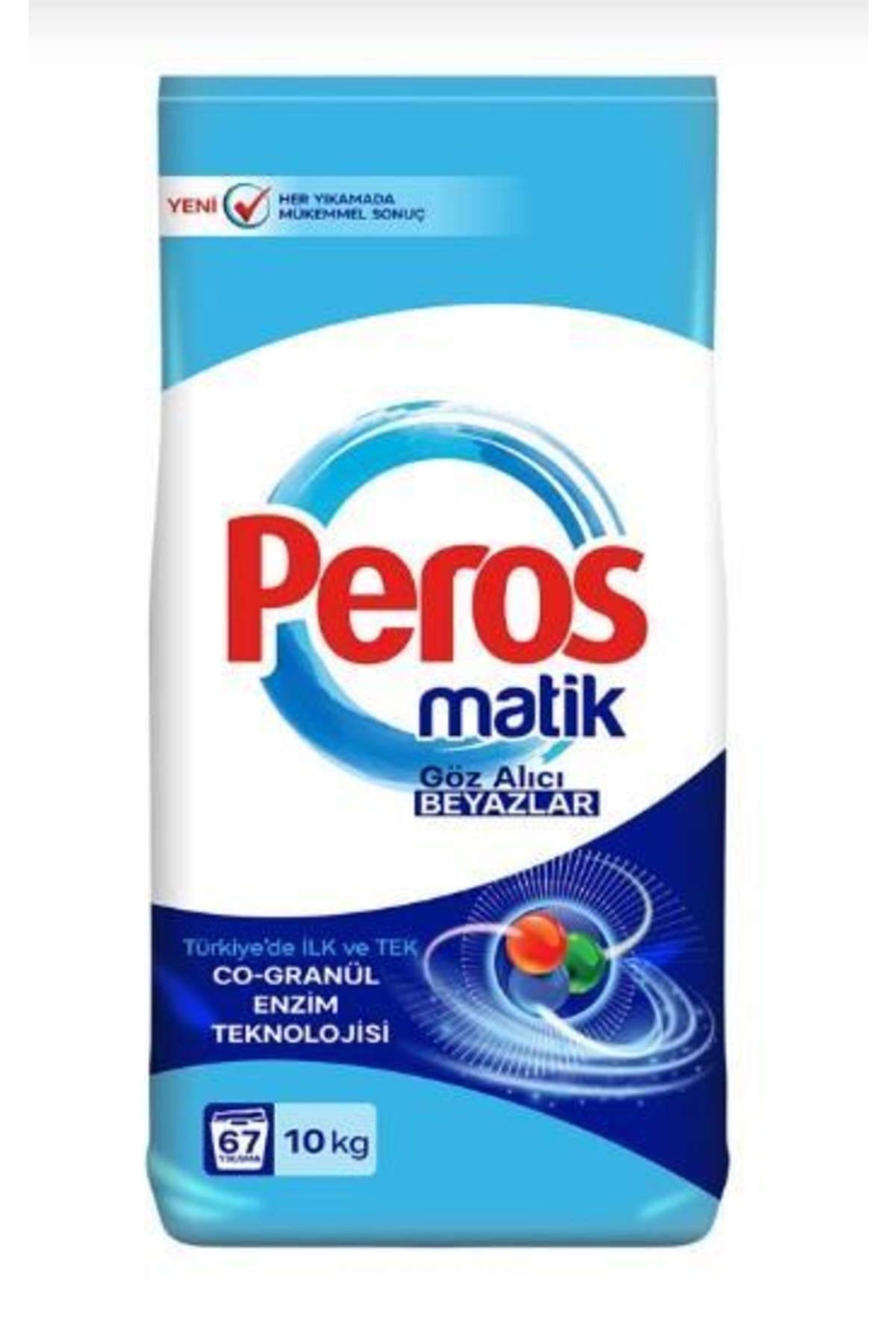Peros Matik Toz Deterjan Göz Alıcı Beyazlar 10 Kg - Fiyatı, Yorumları