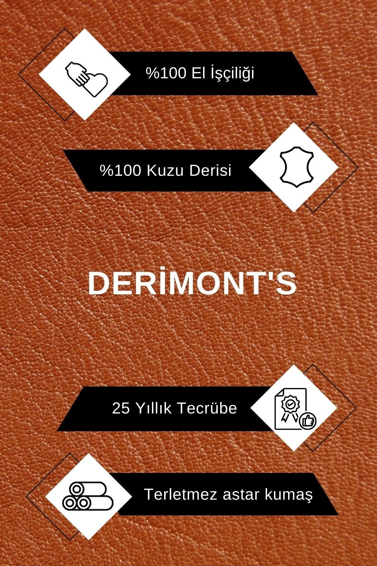Derimont's Genuine Leather Brown Men's Leather Coat Edge Embroidered ...