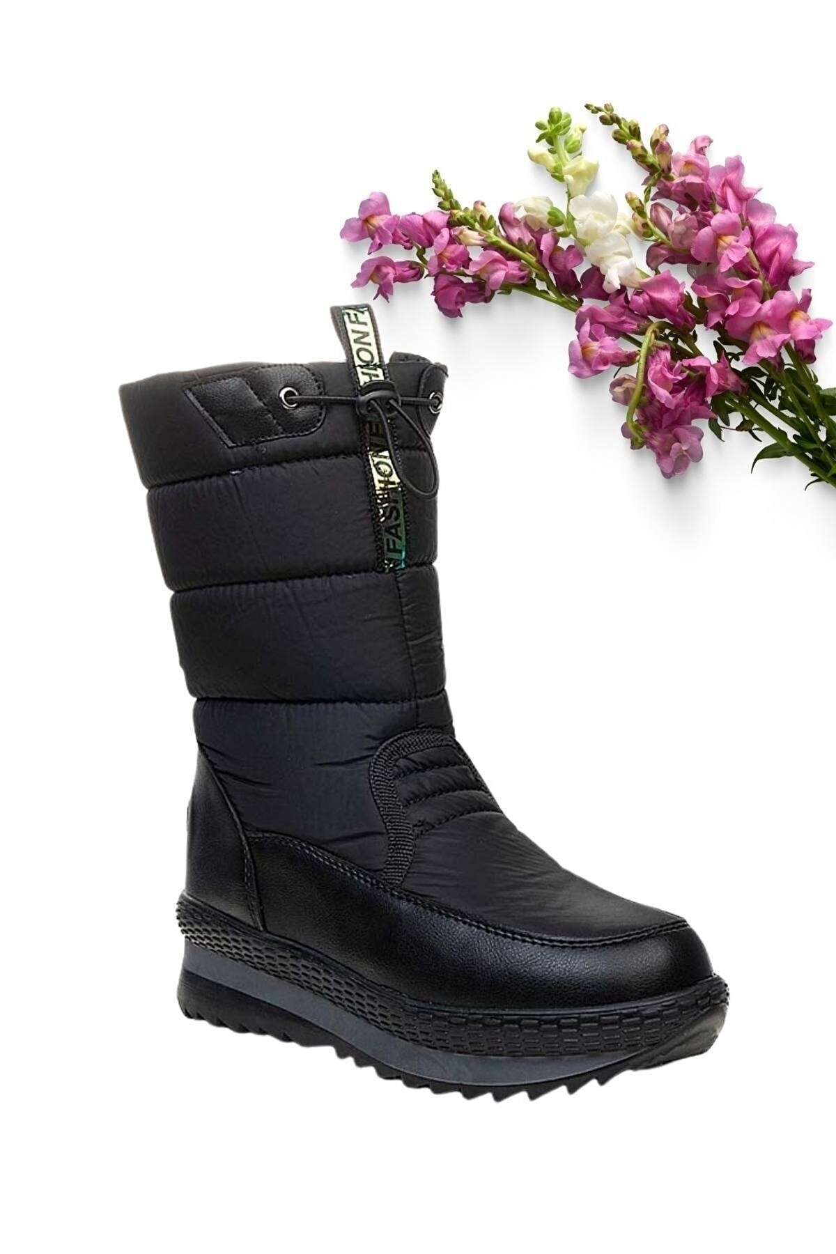 Twingo 840 Kadın Siyah Içi Yünlü Termo Taban Fermuarlı Kar Botu Fiyatı ...