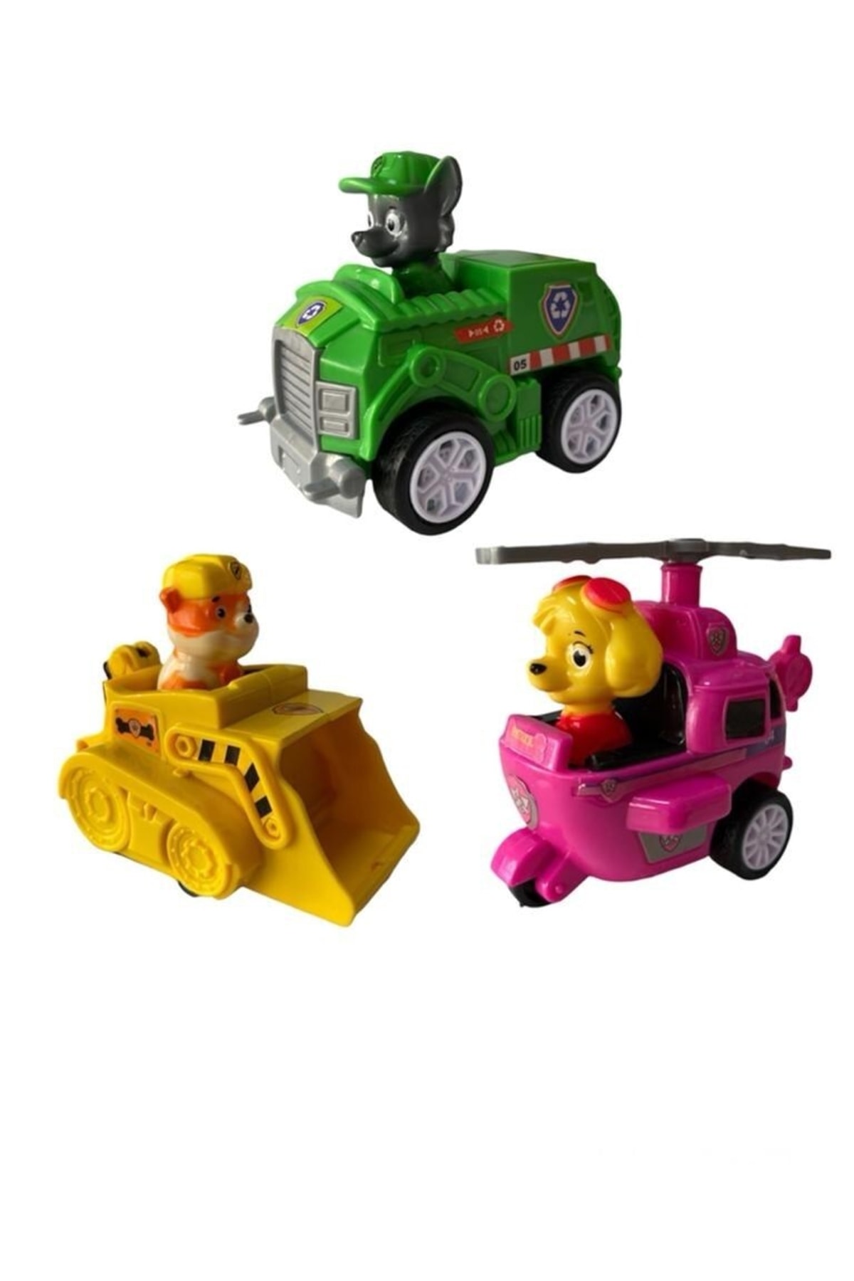 can oyuncak Çek-bırak Paw Patrol 3'lü Rubble - Rocky - Skye Görev ...