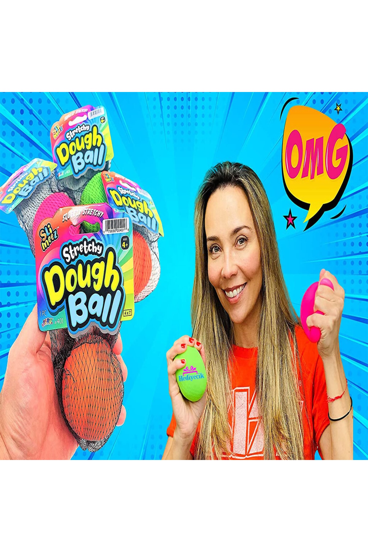 hediyecik Stretchy Balls Stress Esneyen Yumuşak Hamur Stres Topu ...