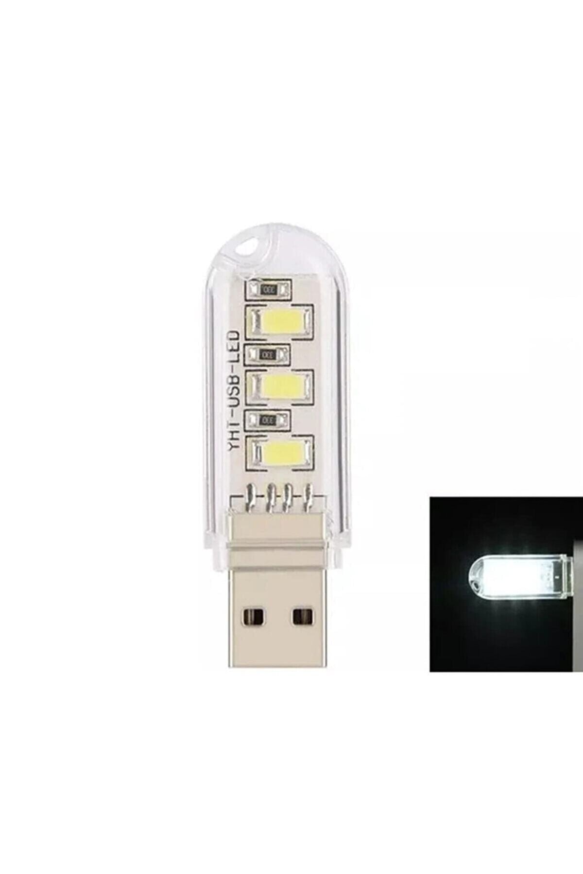 Unichrome Taşınabilir Mini Usb Led Lamba 3 Led Beyaz 5730 Smd Kamp ...