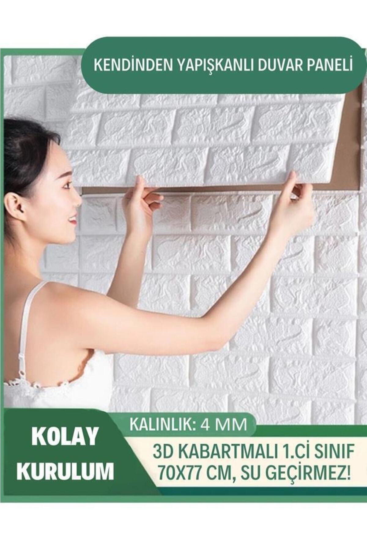 Renkli Duvarlar 70x77 Cm Kendinden Yapışkanlı Duvar Paneli 3d Duvar ...