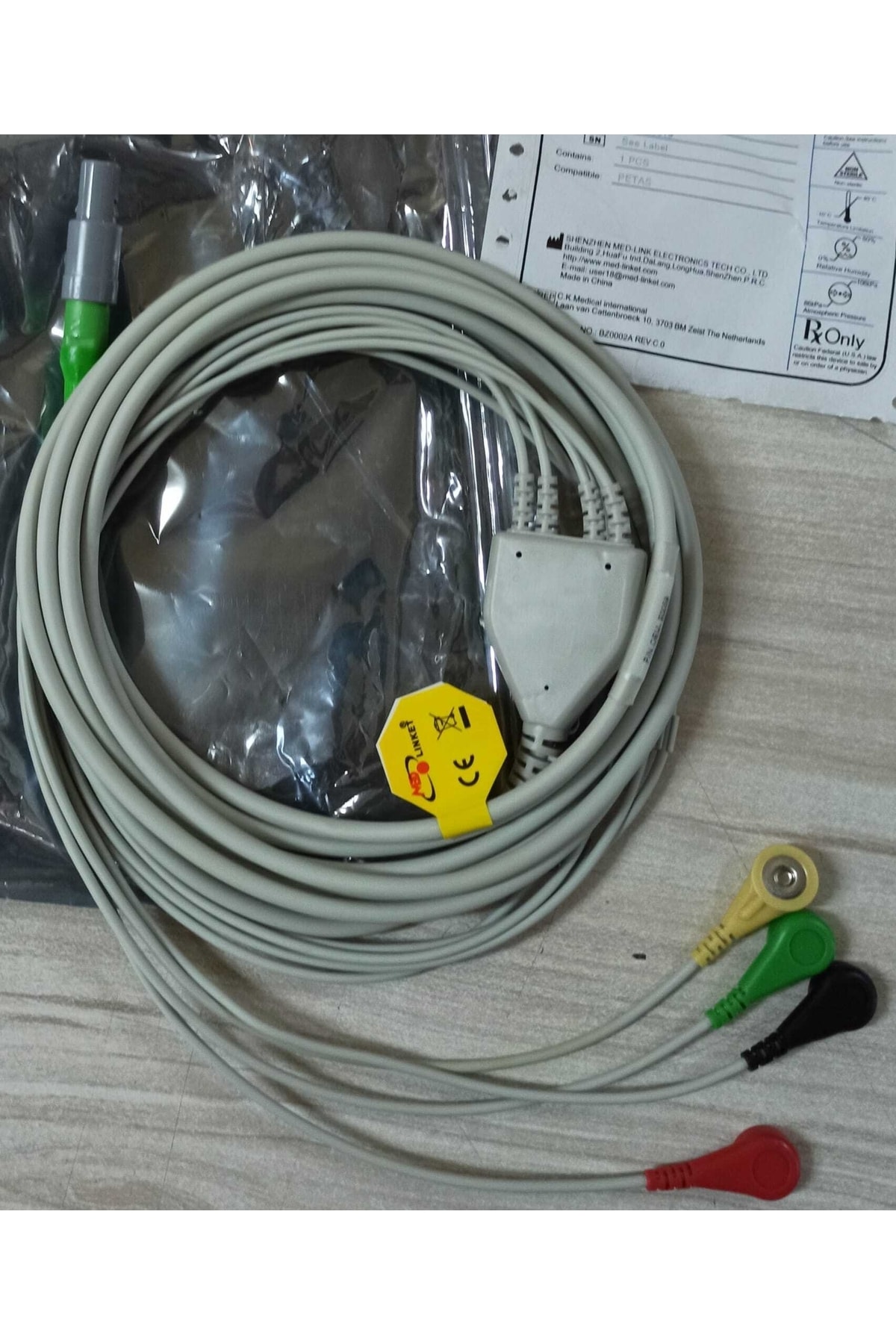 Pulsemed Petaş Hasta Başı Monitör Ekg Kablosu - Fiyatı, Yorumları