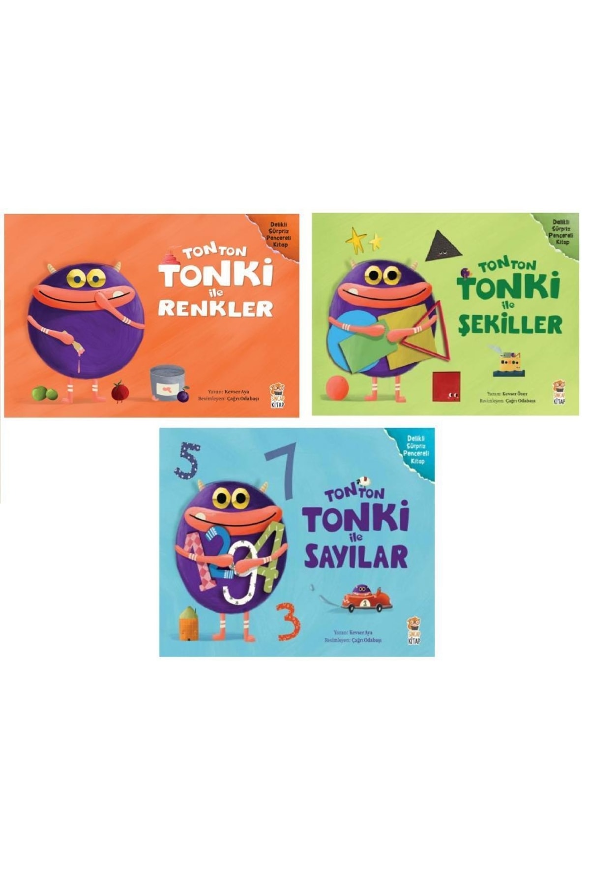 Sincap Kitap Tonton Tonki 3'lü Set Şekiller-renkler-sayılar Fiyatı, Yorumları - Trendyol