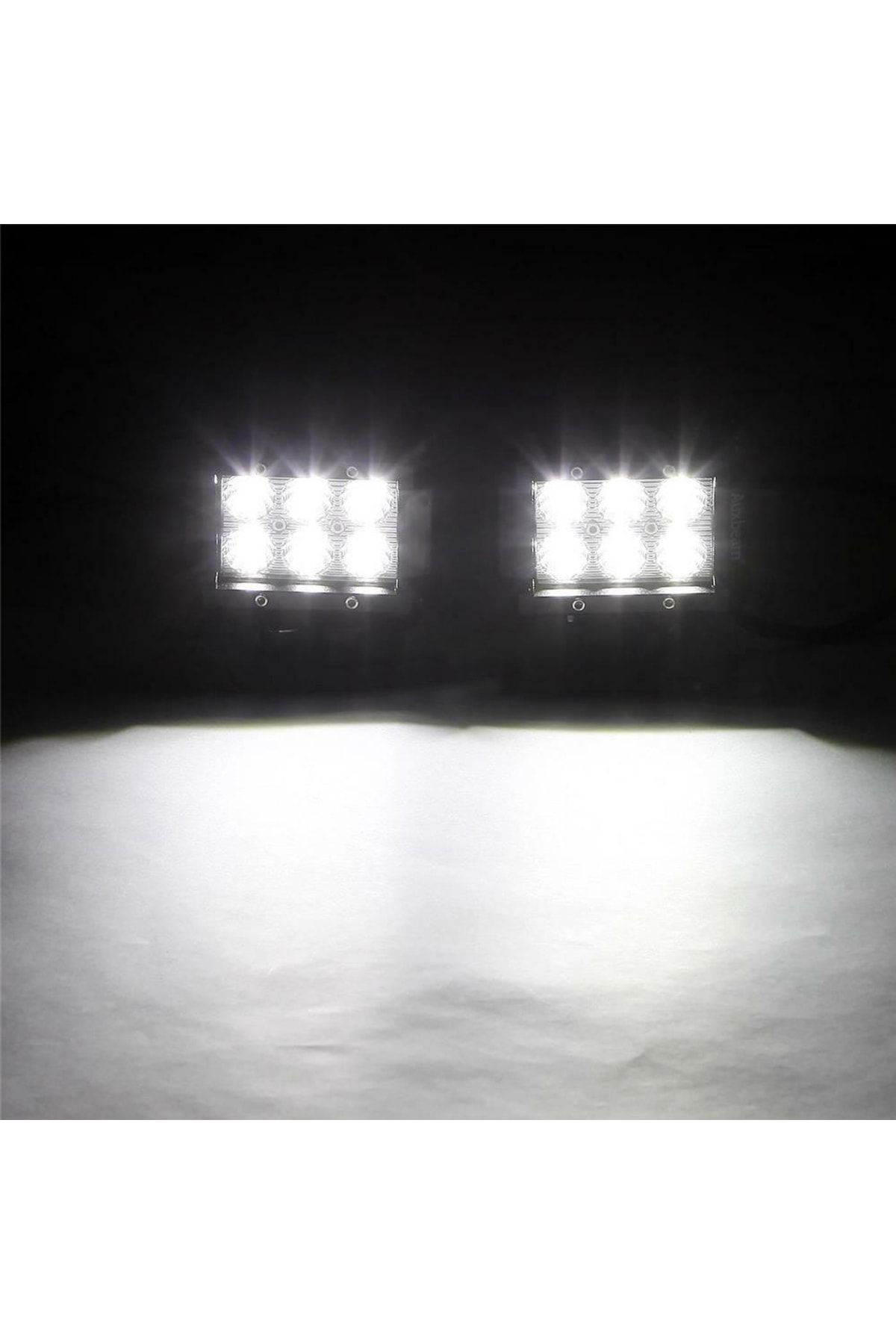 C9 T Force Motosiklet 18w 6 Led Yayıcı Delici Off Road Led Far Quartz