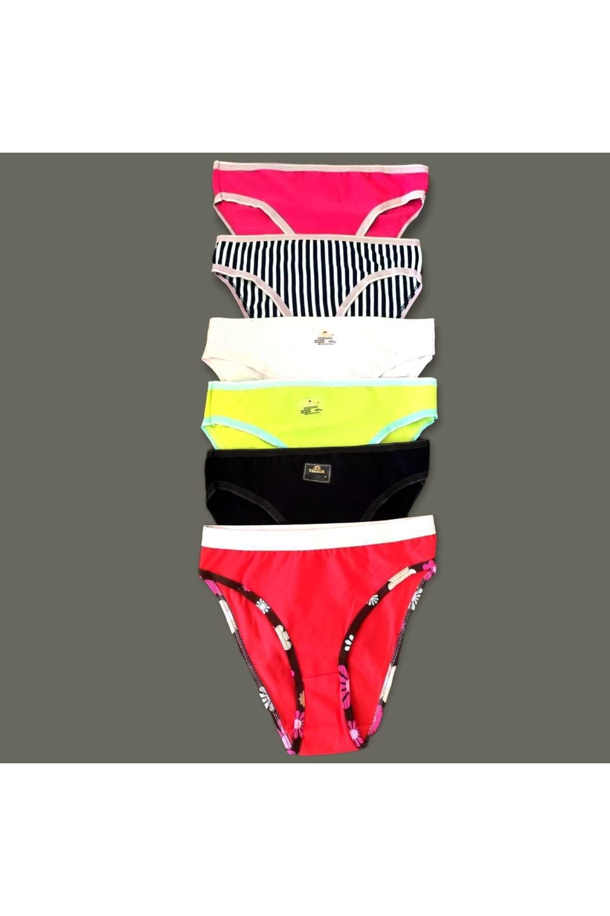 YuHan Ticaret Kadın Külot 6'li Paket Karışık Renkli Fiyatı, Yorumları - Trendyol