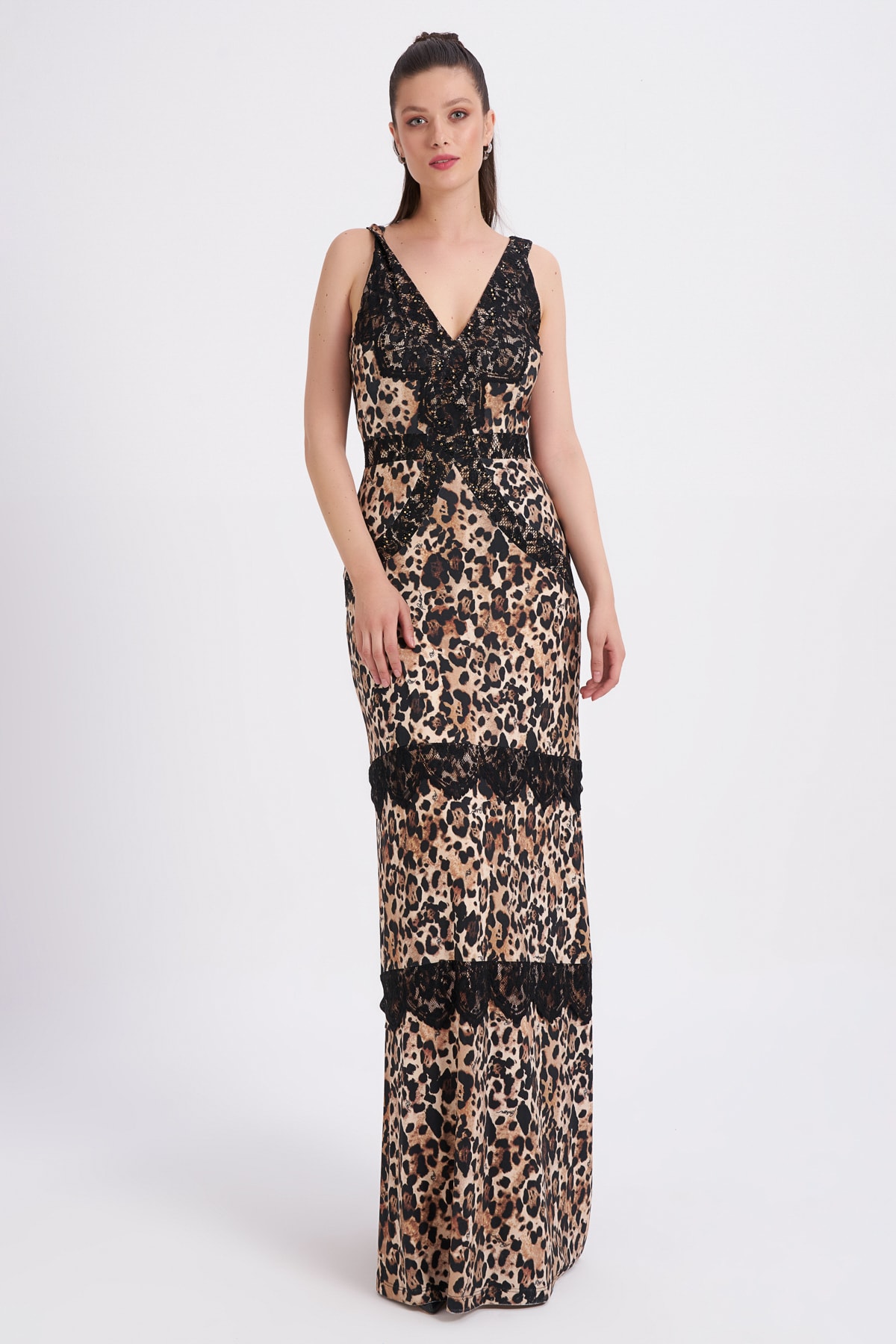 Balizza Blz-kolsuz Dantel Detaylı Uzun Elbise Fiyatı, Yorumları - Trendyol