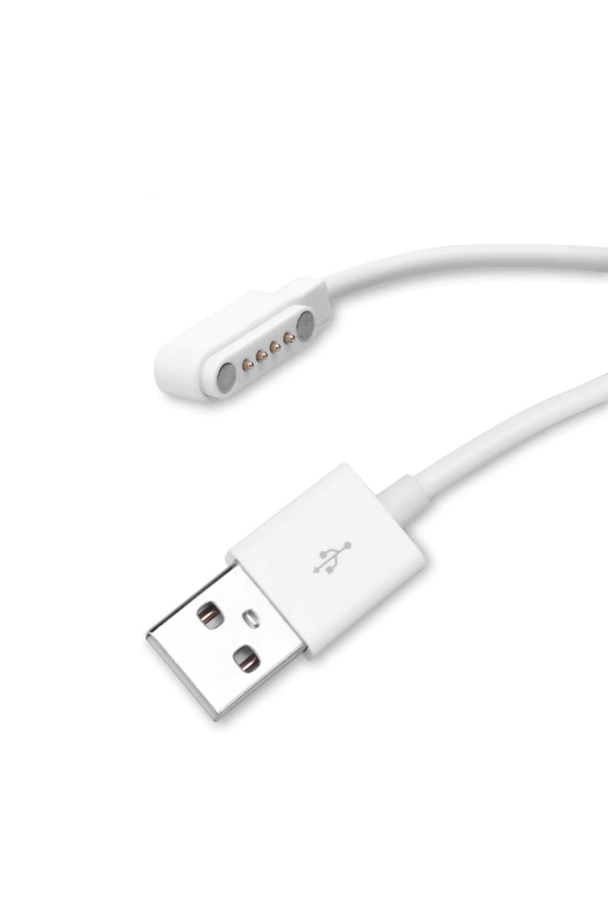 Genel Markalar Usb 4 Pin Pogo Kablo Akıllı Saat Manyetik Sabitleyici Şarj Kablosu Gt88 Gt68 Kw08 ...