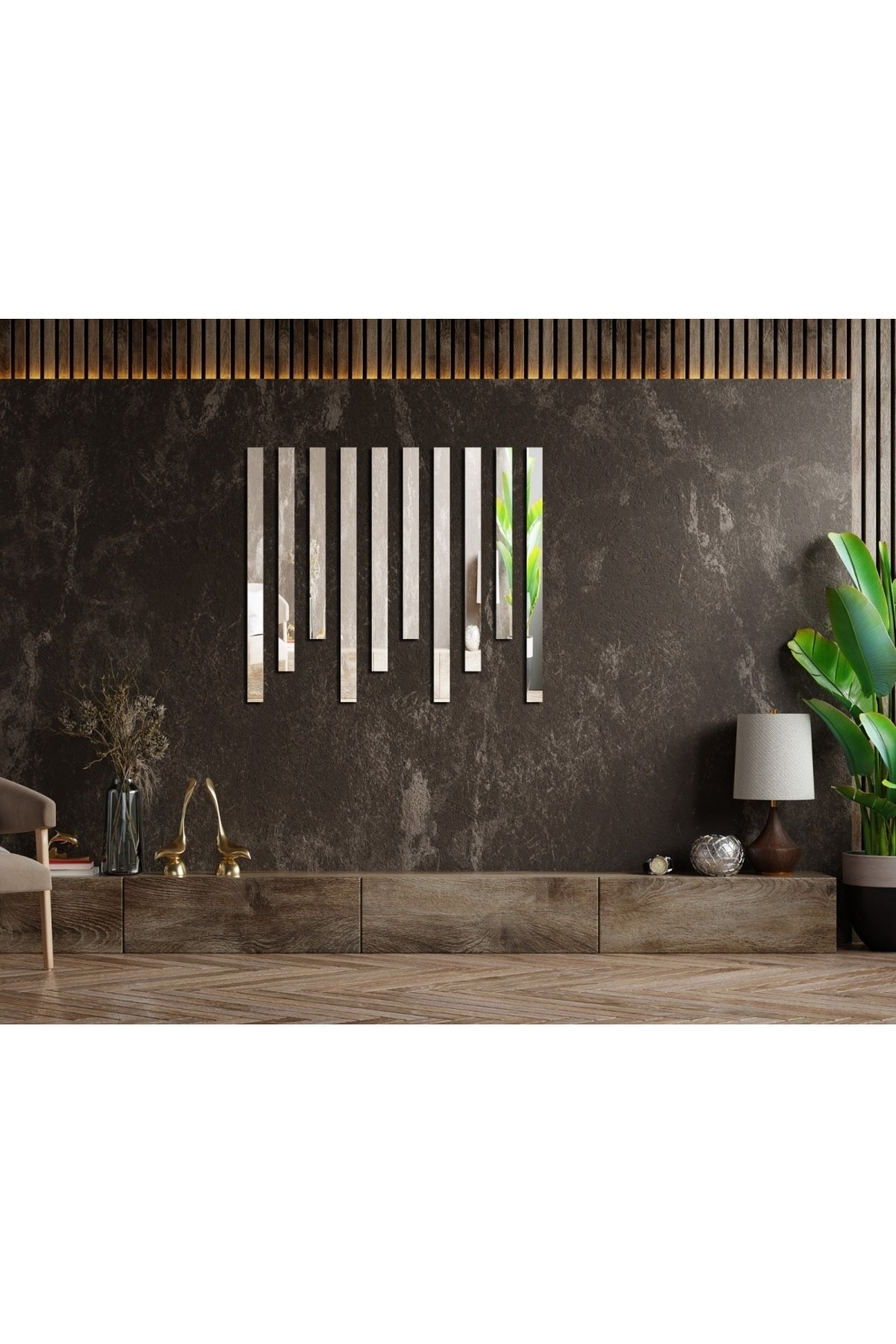 CANNAS Şerit Ayna Dekor Pleksi 10 Adet Dekoratif Duvar Ayna Süsü Fiyatı, Yorumları - Trendyol