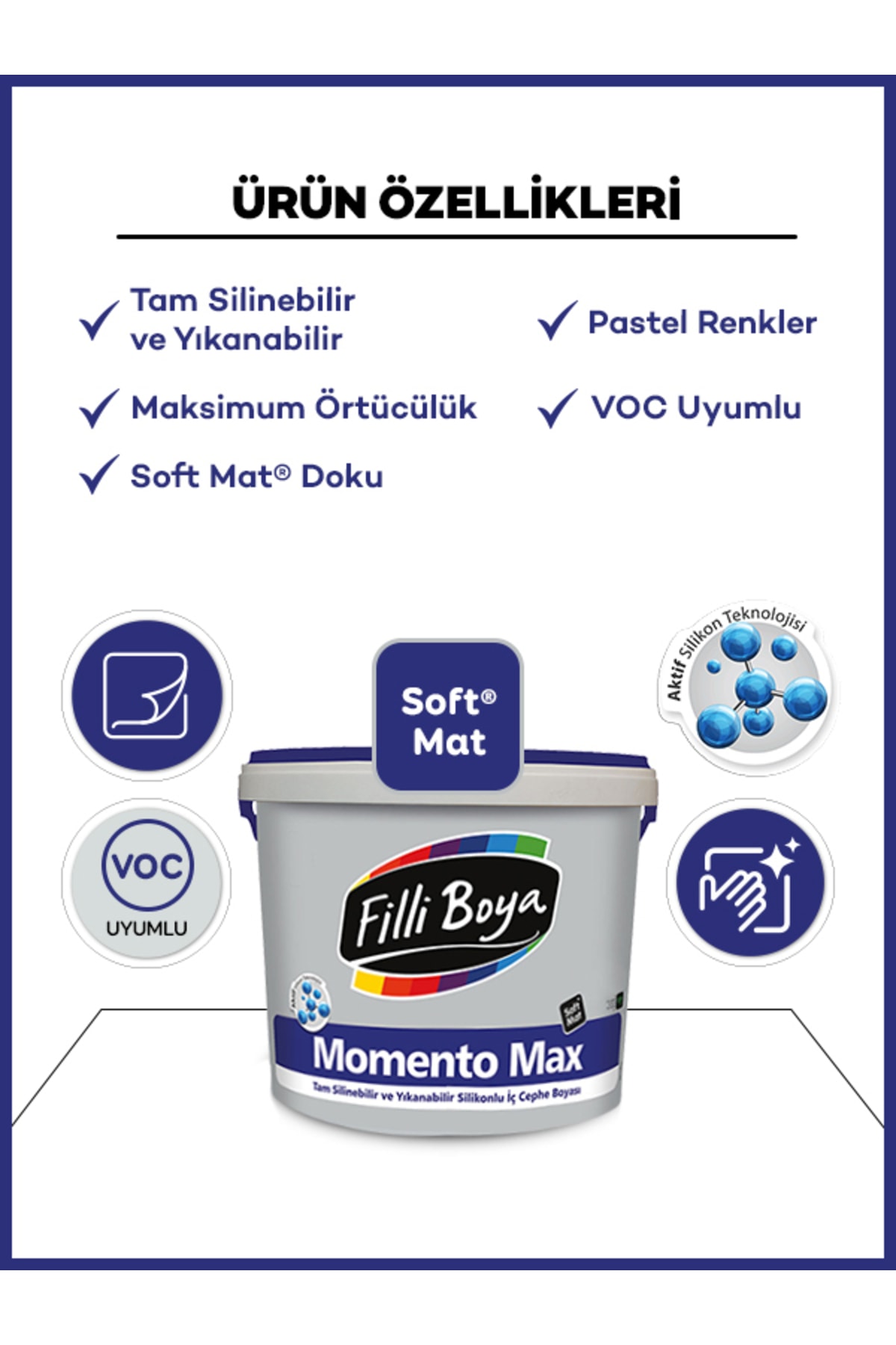 Filli Boya Momento Max Soft Mat 100 ml Andezit 60 Ilham Paketi Fiyatı ...
