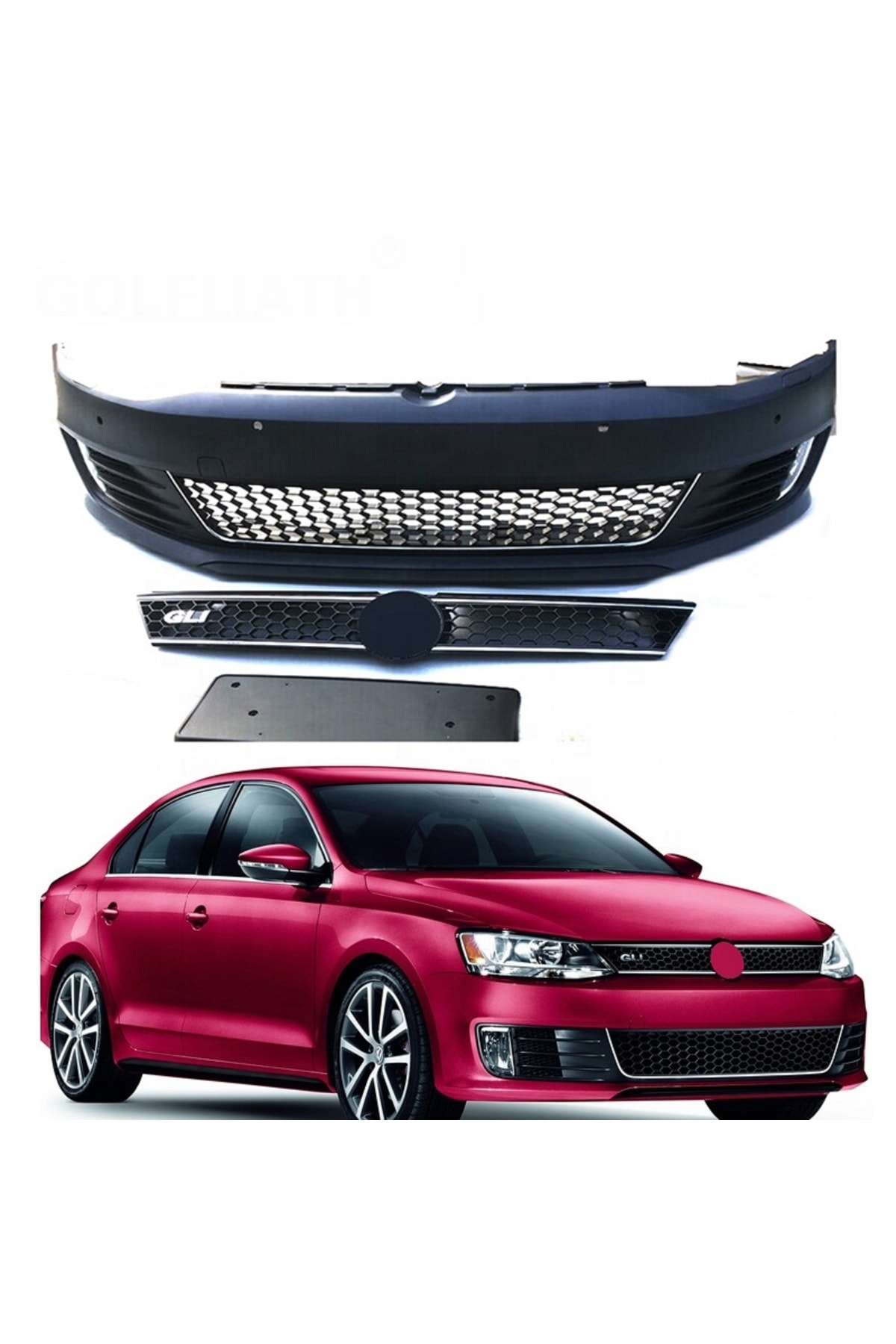 X POWER TUNİNG Volksvagen Jetta 2011 2014 Uyumlu Gli Ön Tampon Fiyatı ...