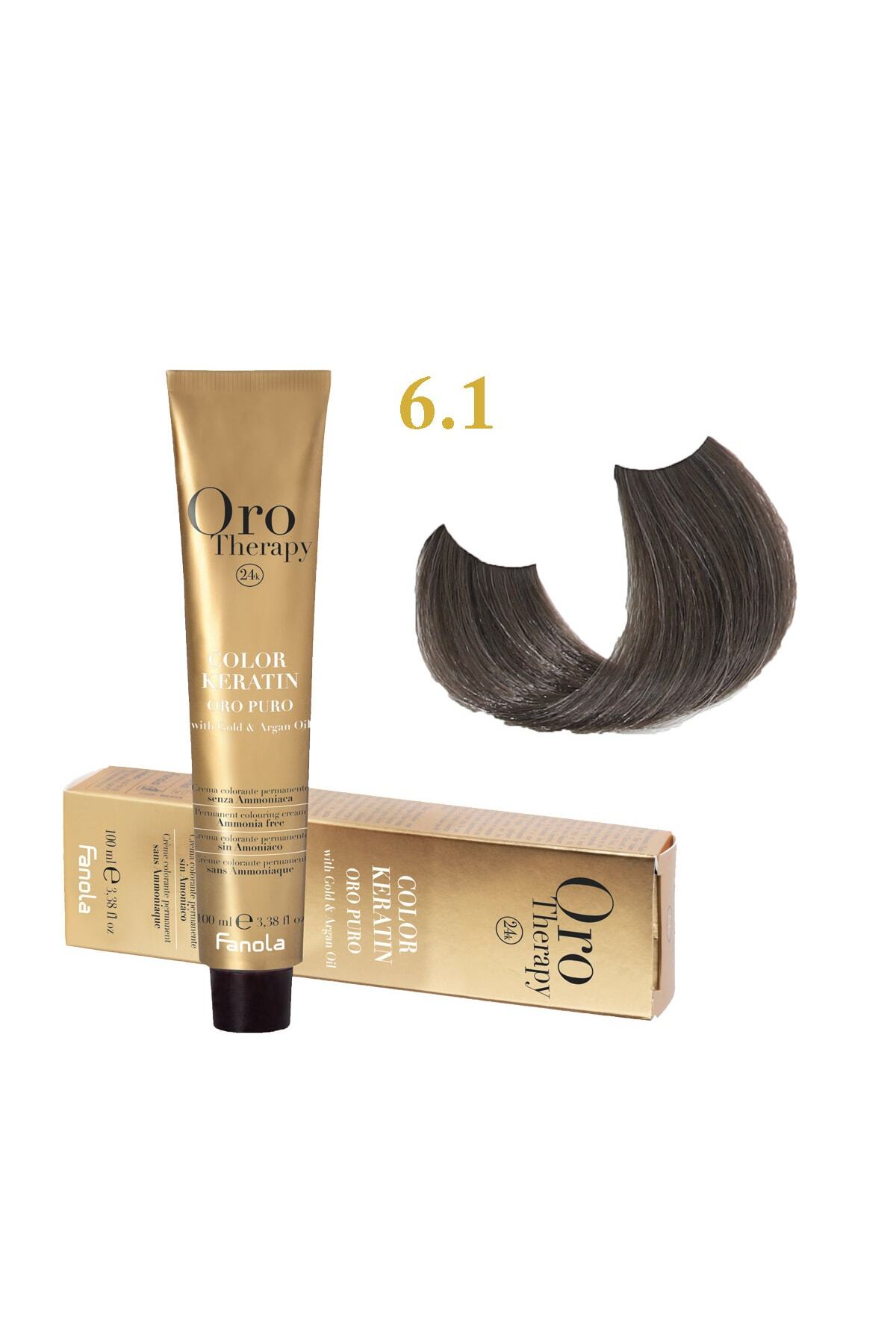 Fanola Oro Therapy 24k Color Keratin With Gold & Argan Oil 100ml ...