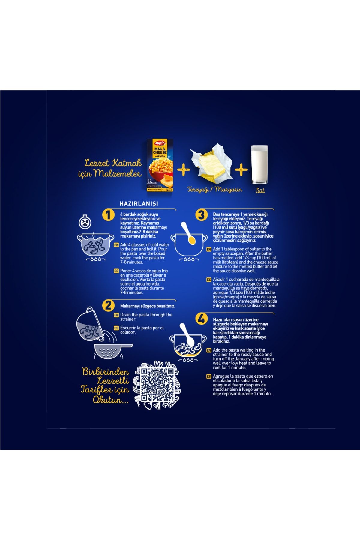 Mutlu Makarna Mac And Cheese Cheddar Peynirli Makarna - 210g /macaroni ... Mutlu Makarna Mac And Cheese Cheddar Peynirli Makarna - 210g /macaroni ...