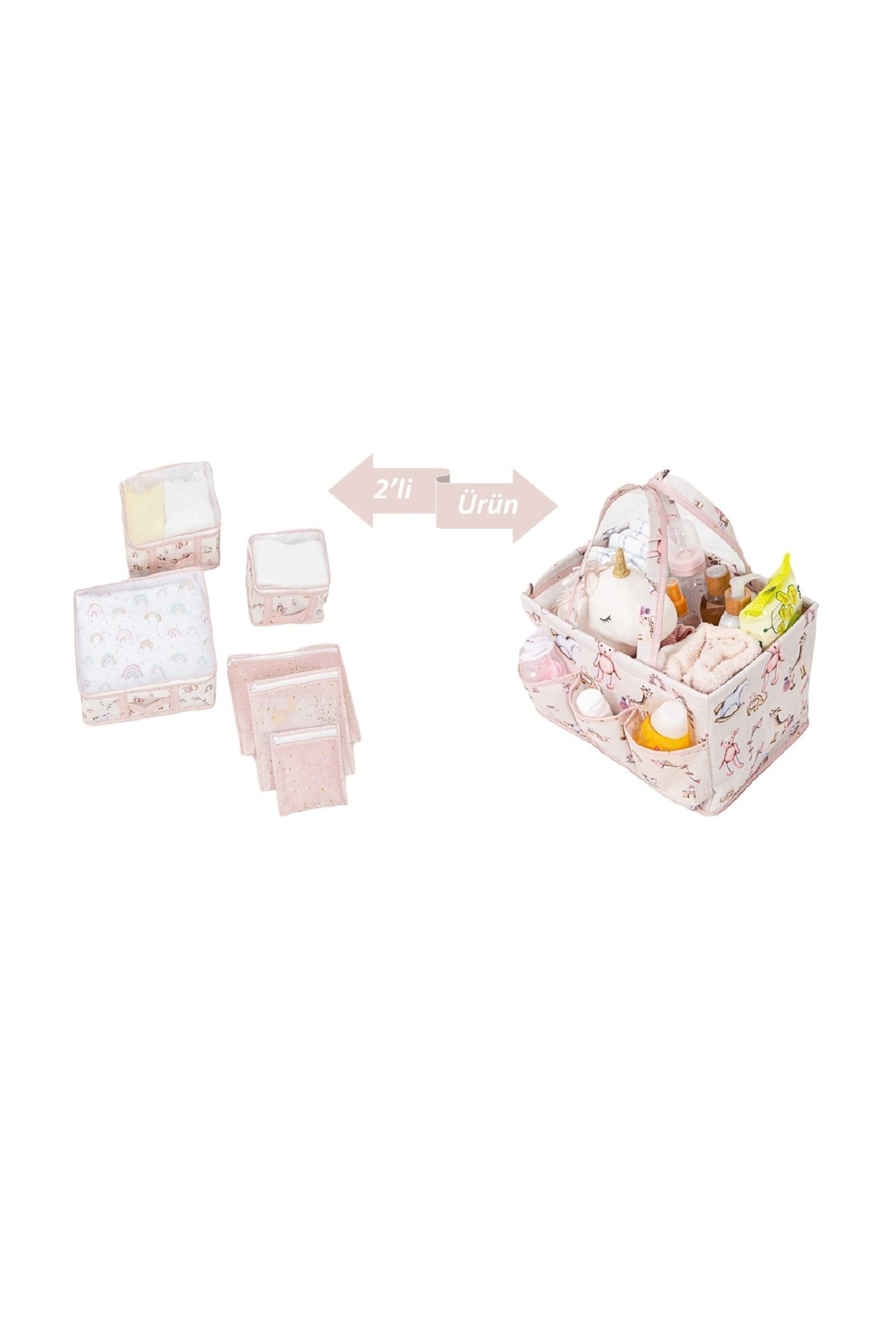 Smyak Bebek 6'lı Oda Ve Valiz Düzenleyici Set Mrtbaby58+baby Bakım ...