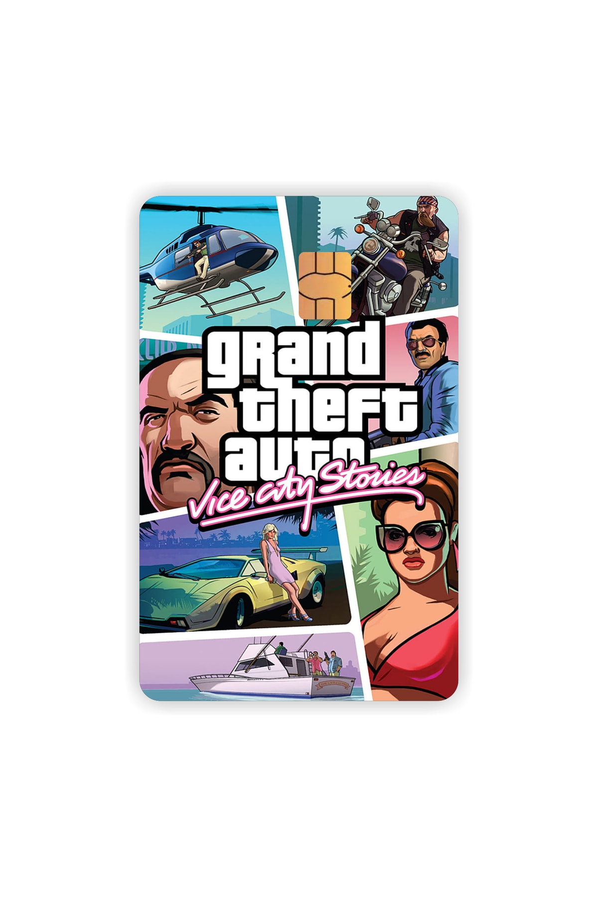Genel Markalar Gta Vice City Çipli Kart Kaplama Etiket Sticker Fiyatı ...
