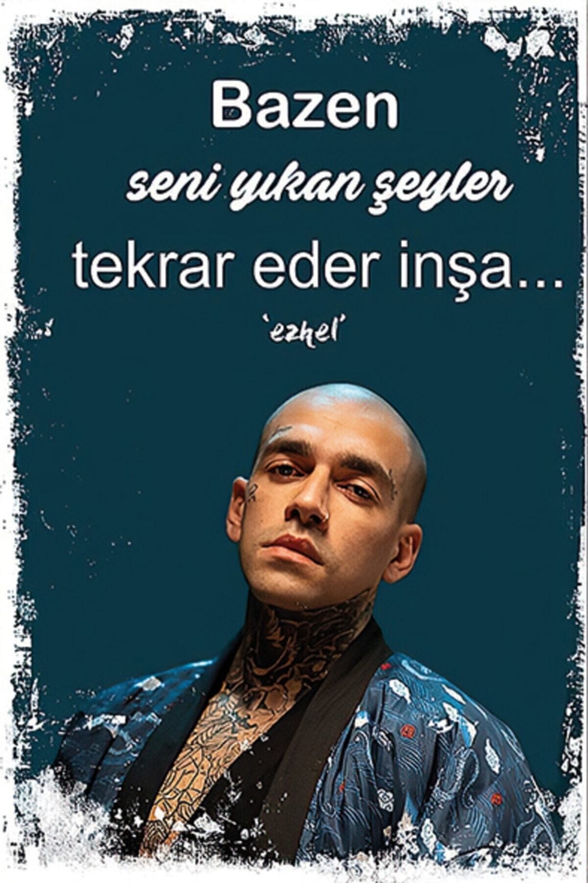 New Shelf Ezhel Retro Ahşap Poster - Fiyatı, Yorumları
