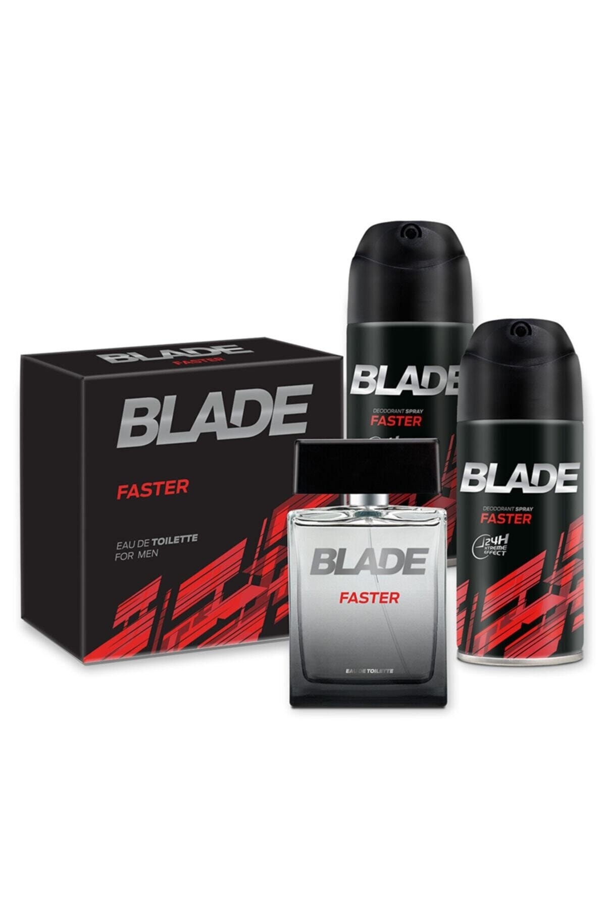 Blade Faster Edt 100ml Erkek Parfüm + 2x150ml Deodorant Set ...