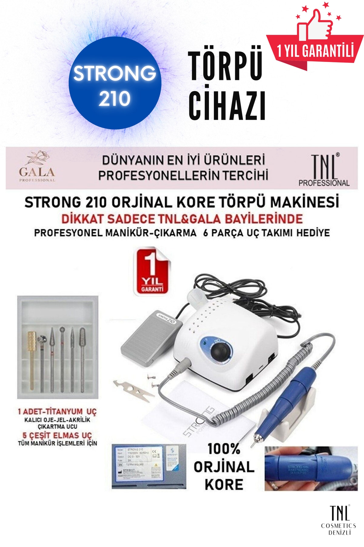 tnl professional Strong 210 Törpü Cihazı Fiyatı, Yorumları - Trendyol