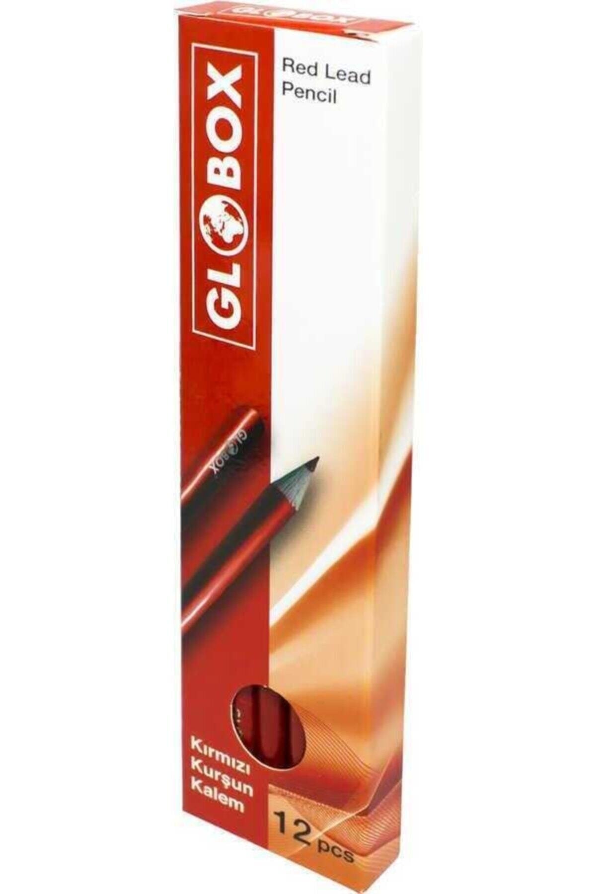 Globox Kırmızı Kurşun Kalem 12'li Paket - Fiyatı, Yorumları
