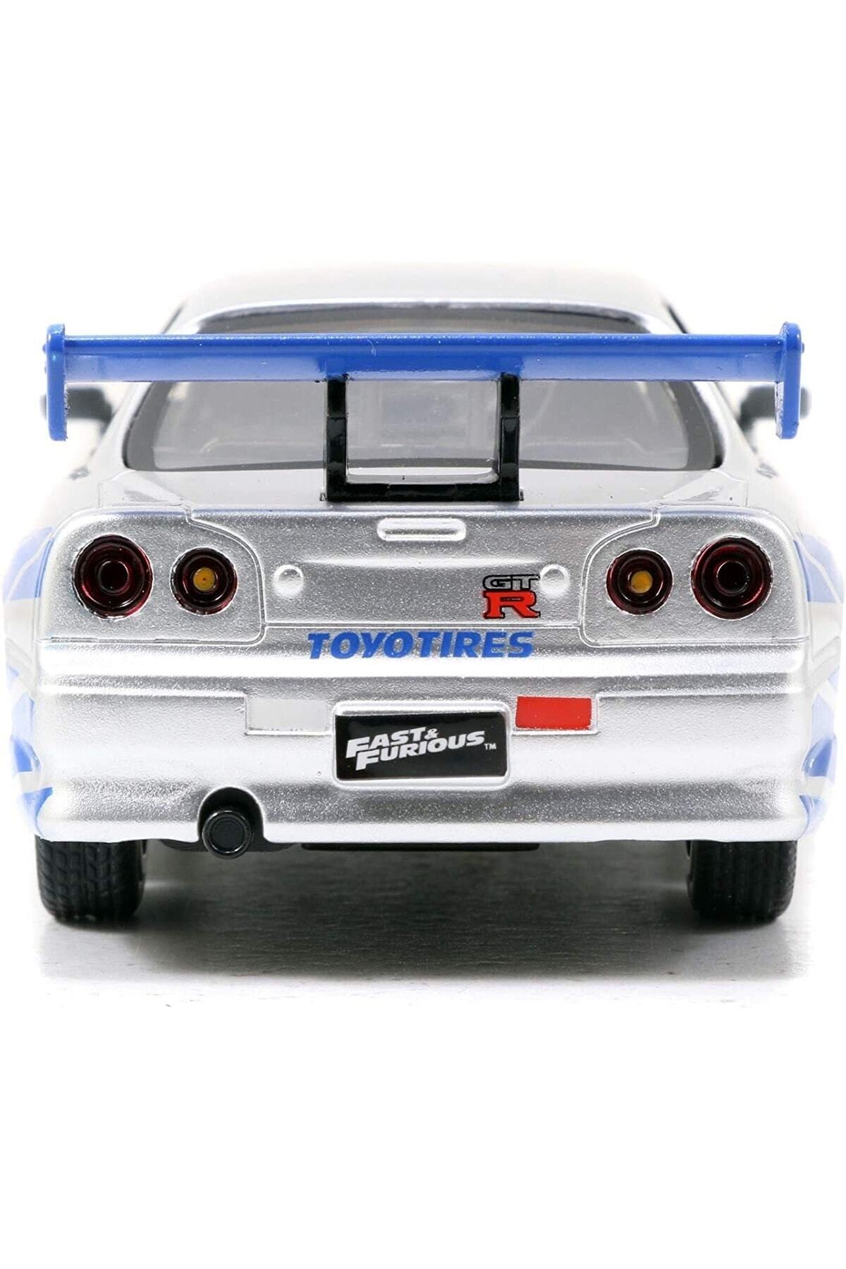 Jada Toys Fast & Furious Brian's Nissan Skyline Gt-r R34 Silver ...