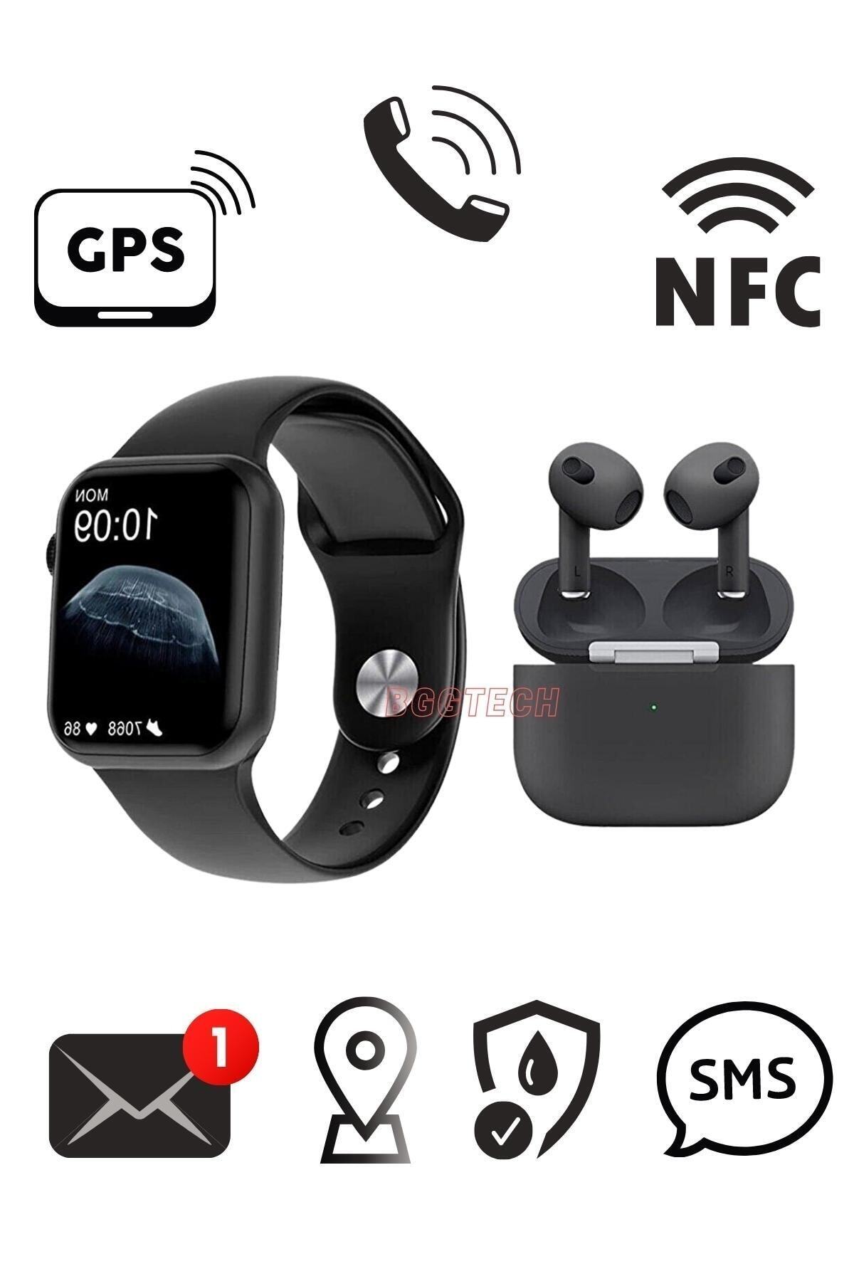 BGGTech Iphone 13 Dtno1 Watch 7 Pro Max Akıllı Saat + Tws 3.nesil ...