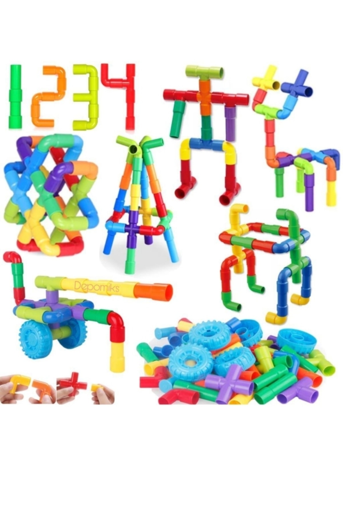 OyuncakZade Tekerlekli Tako Boru Lego 144 Parça Mega Set Fiyatı ...