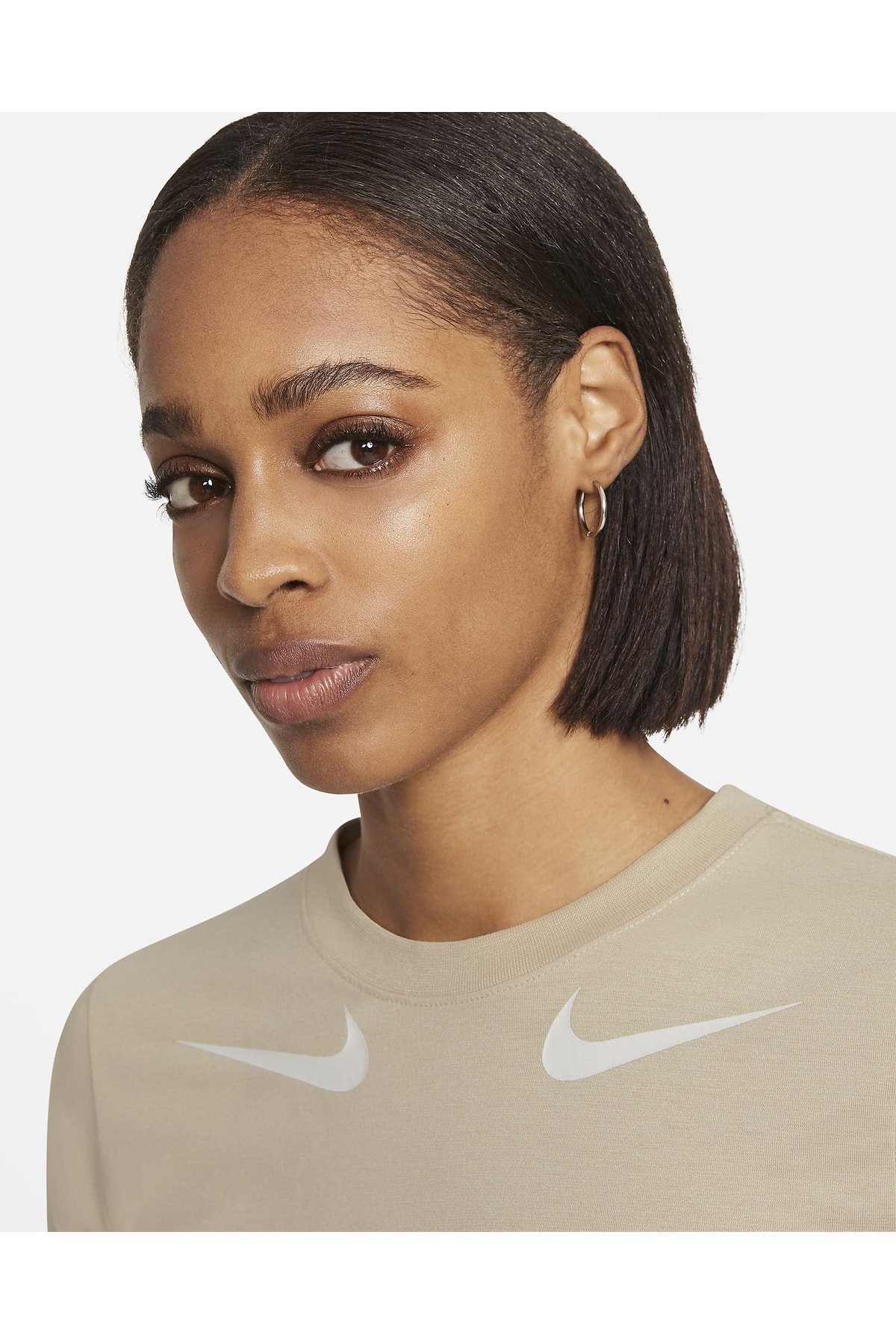 Nike Sportswear Bej Crop Kadın Tişörtü Dj1828 Fiyatı, Yorumları - Trendyol