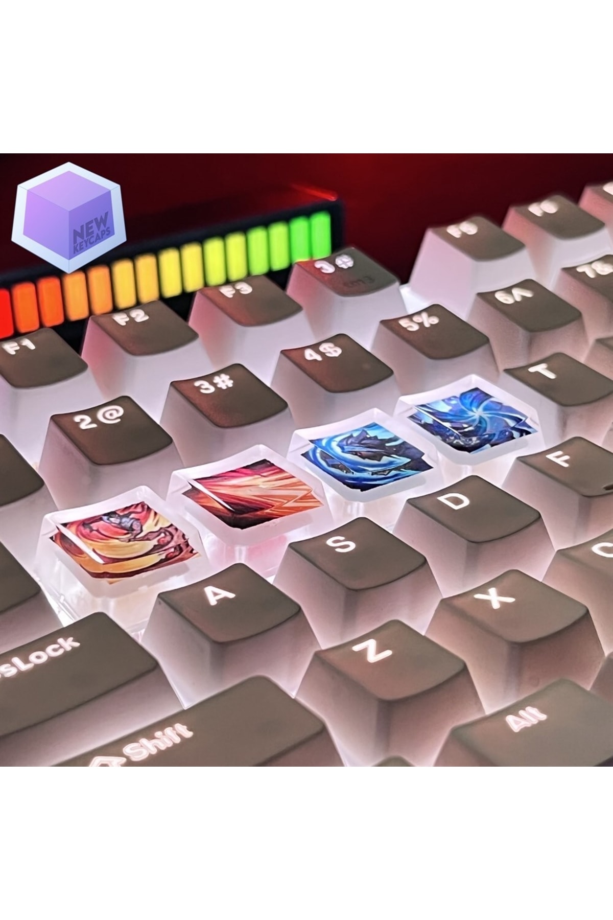 New Keycaps League Of Legends Lol Kayn Tuşları Q-w-e-r Mekanik Klavye ...