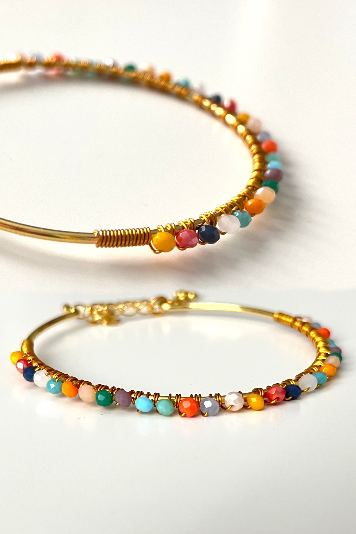 Tupek Store Kadın Ayarlanabilir Renkli Burgu Detaylı Kelepçe Bilezik ...