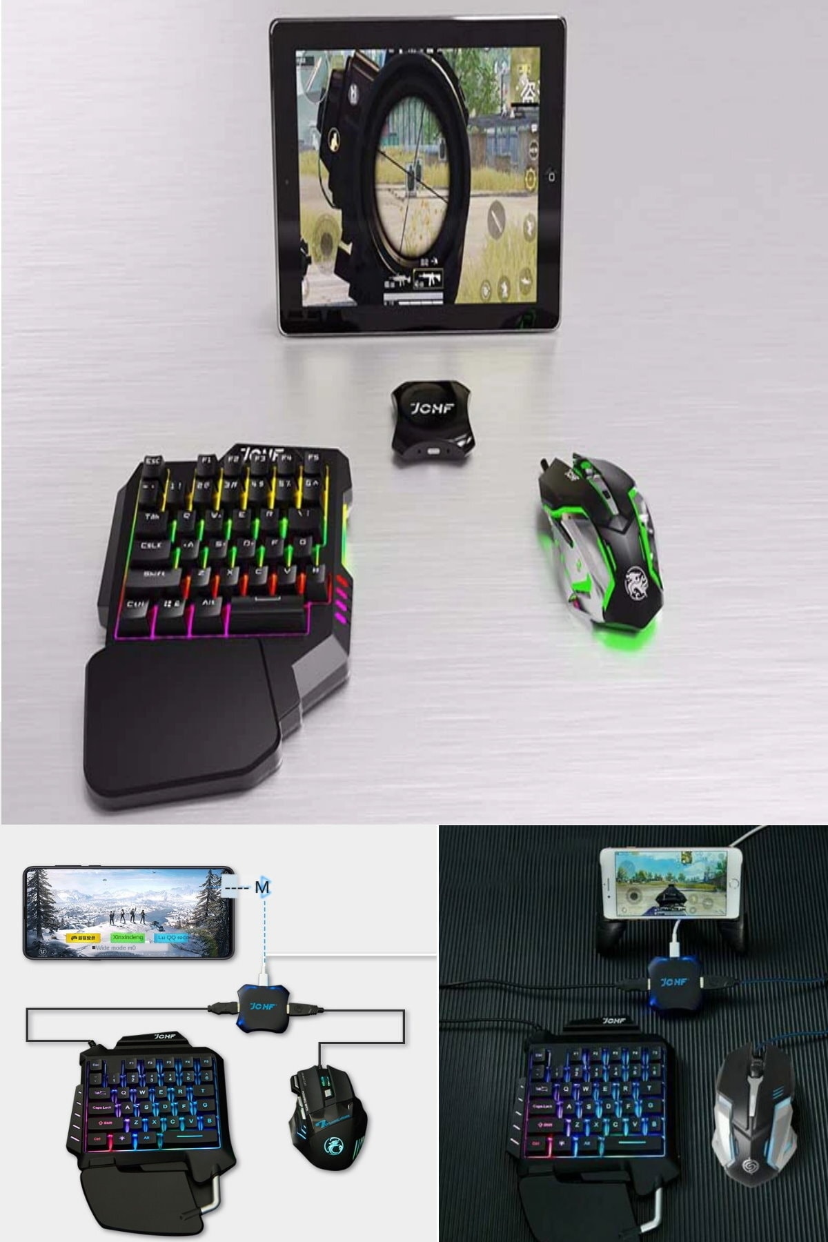 Midday Led Işıklı Klavye Ve Mouse Bulunan Şık Tasarımlı Taşınabilir ...