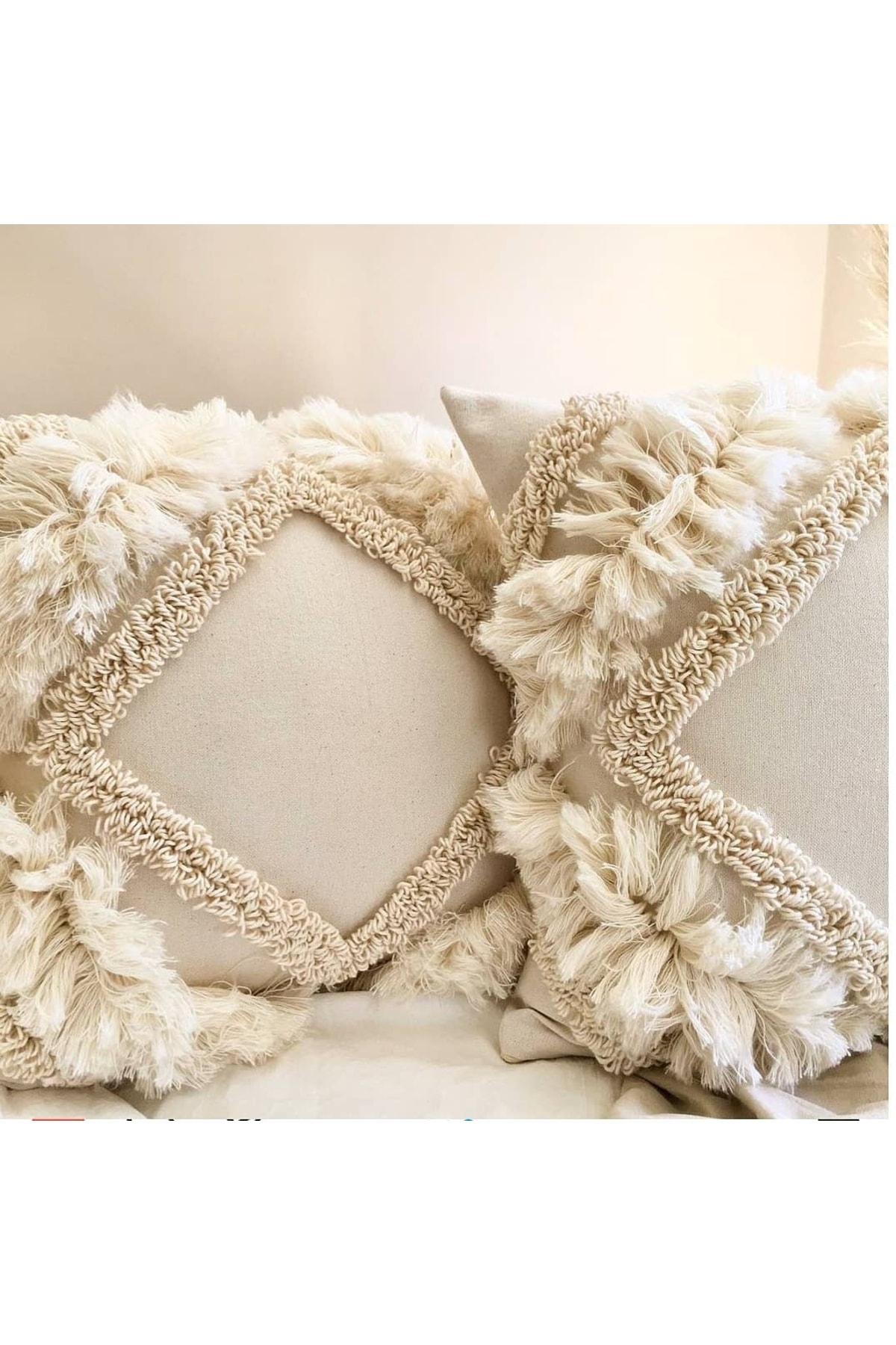 HOME ART ATELIER hand made Punch Işleme El Yapımı Kırlent Kilif Fiyatı ...