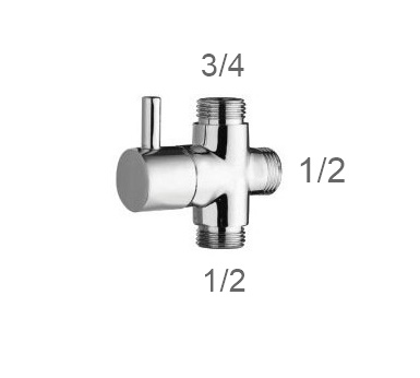 yapıtaşı Yapıtaşı Yt32 Kartepe Banyo Robot Duş Seti Yönlendirici Musluk 3/4x1/2x1/2Fiyatı ...