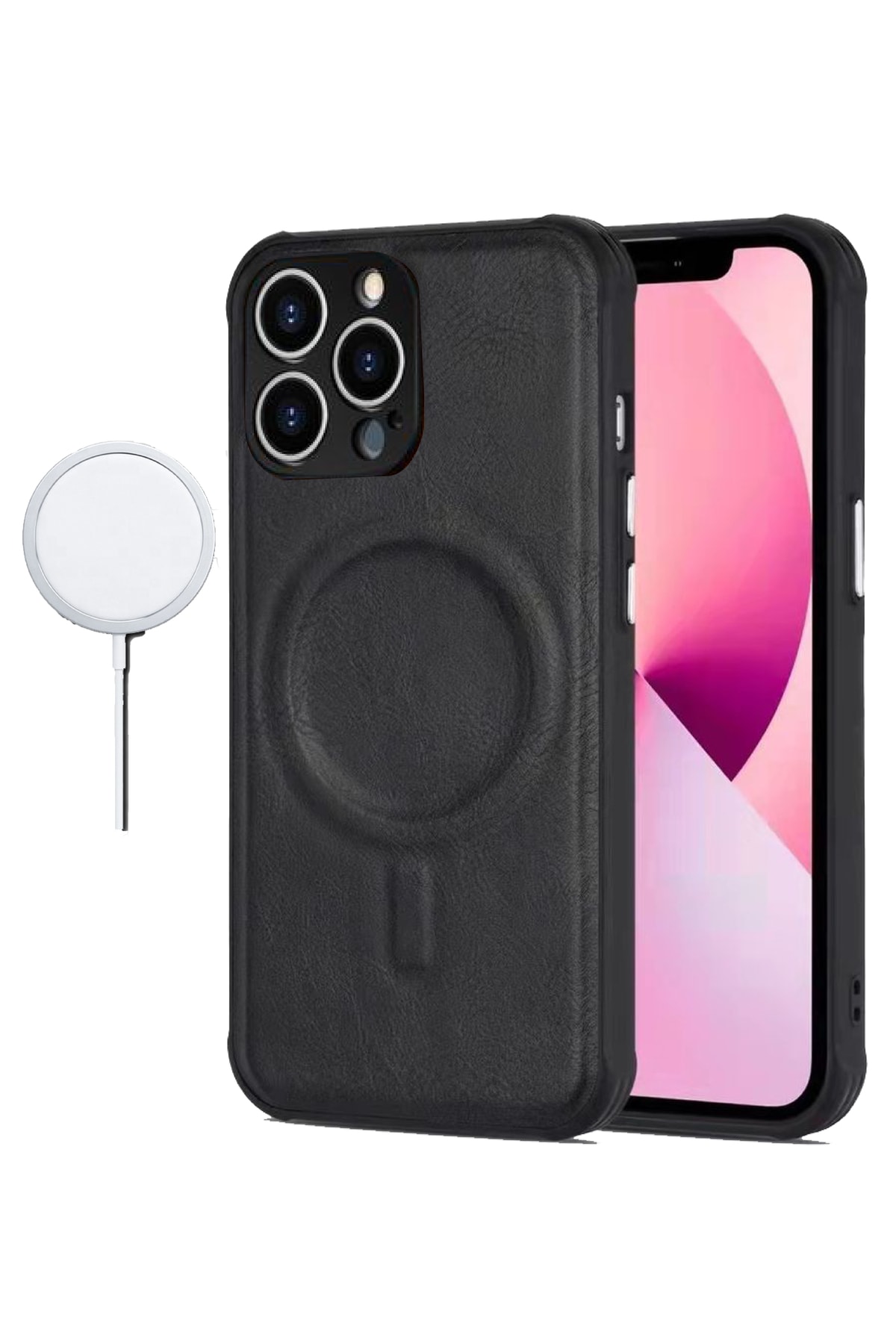 Deilmi Iphone 12 Pro Max Uyumlu Deri Loop Magsafe Destekli Kablosuz ...