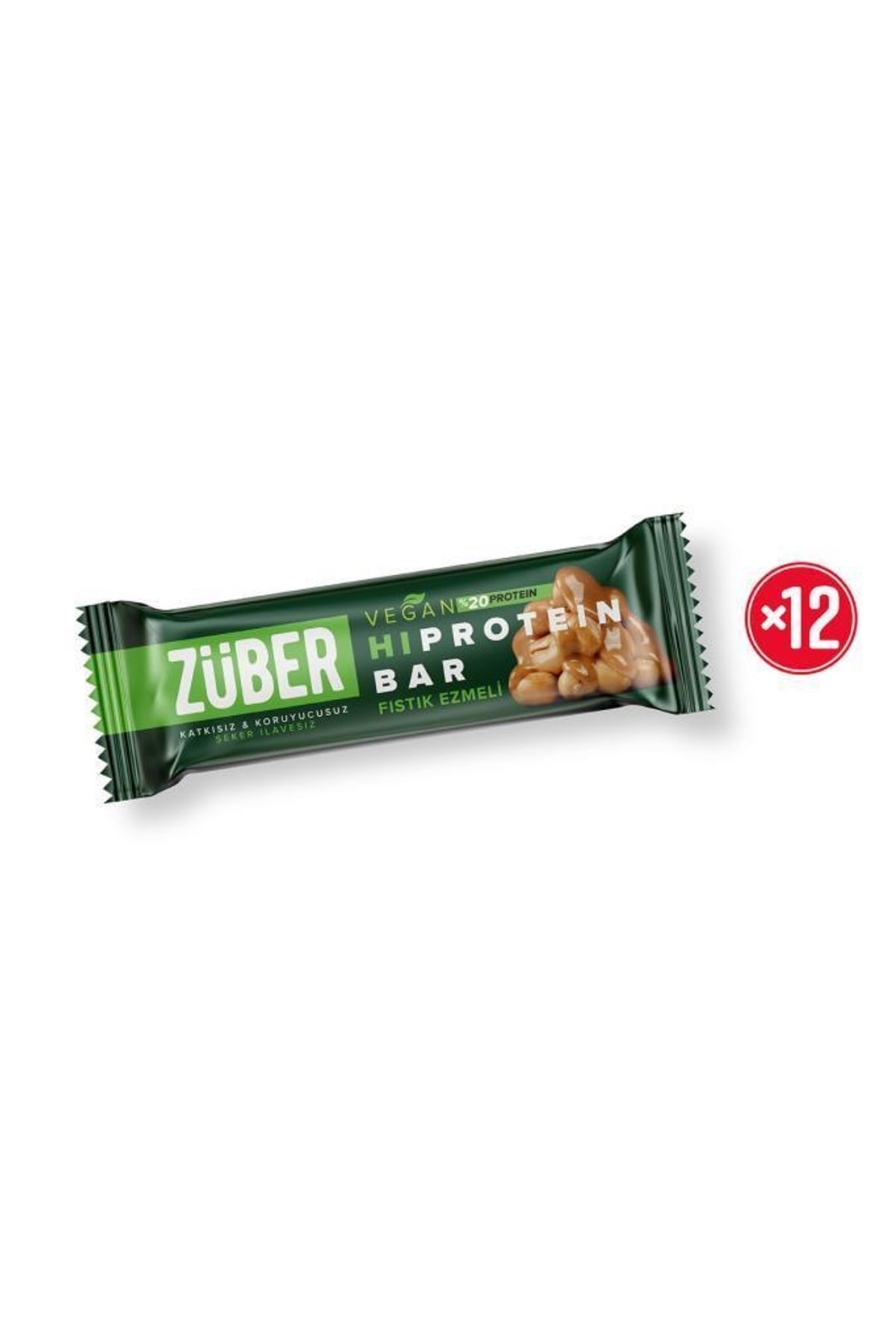 Züber Vegan Hi-protein Bar Fıstık Ezmeli 45 G - 12 Adet X 45gr Fiyatı ...