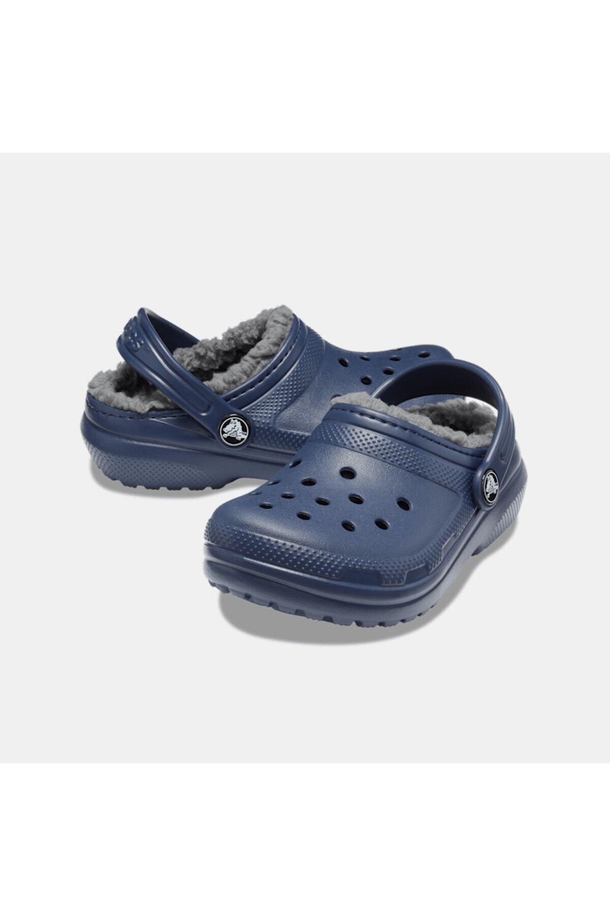 Crocs Classic Lined Clog K Çocuk Lacivert Terlik 207010-459 Fiyatı ...