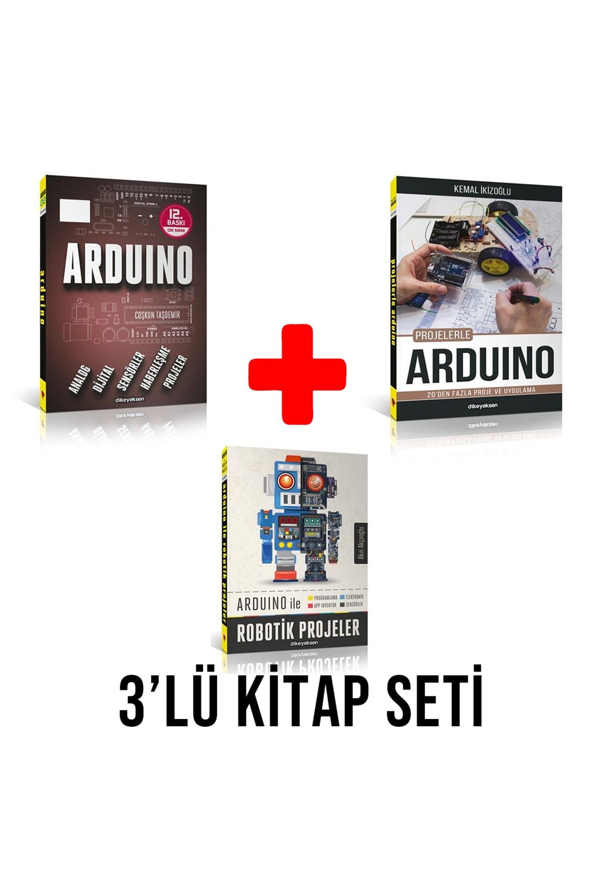 Dikeyeksen Yayıncılık Arduino Kitabı + Arduino Ile Robotik Projeler ...