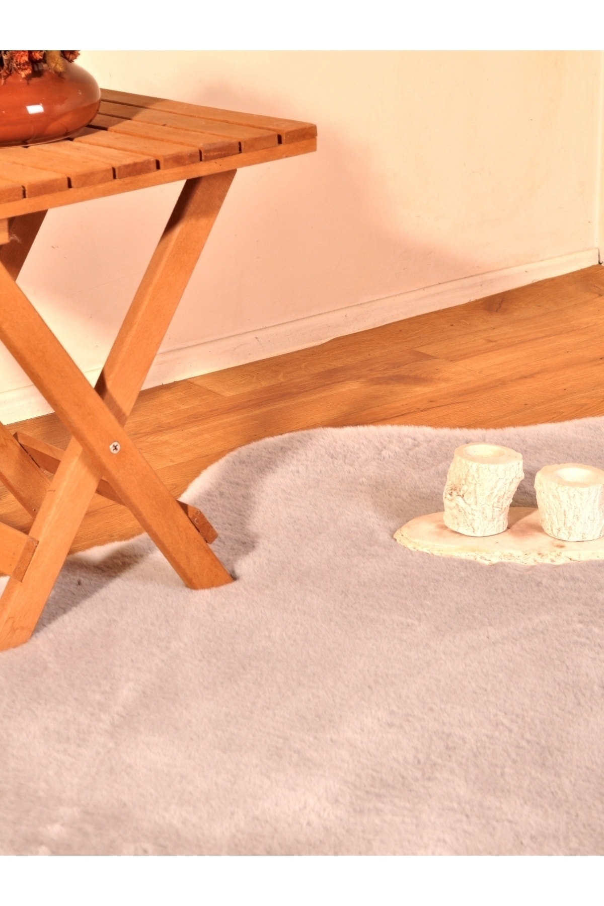 Tappeto Rex Tavşanı Dekoratif Çift Kafa Peluş Post Gri tüy Yüksekliği ...