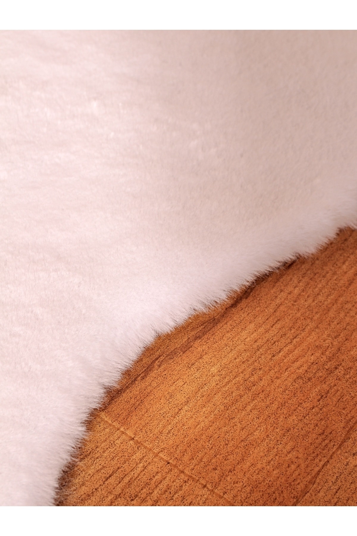 Tappeto Rex Tavşanı Dekoratif Çift Kafa Peluş Post Beyaz tüy Yüksekliği ...