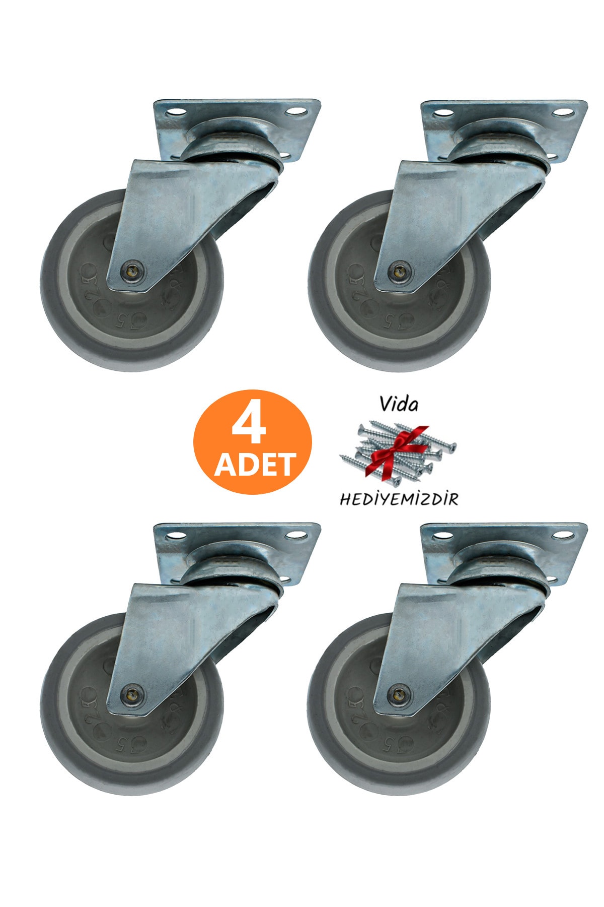 ŞENEL Yapı Market 4 Adet 75'lik Döner Tablalı Bilyalı Teker Masa Dolap ...