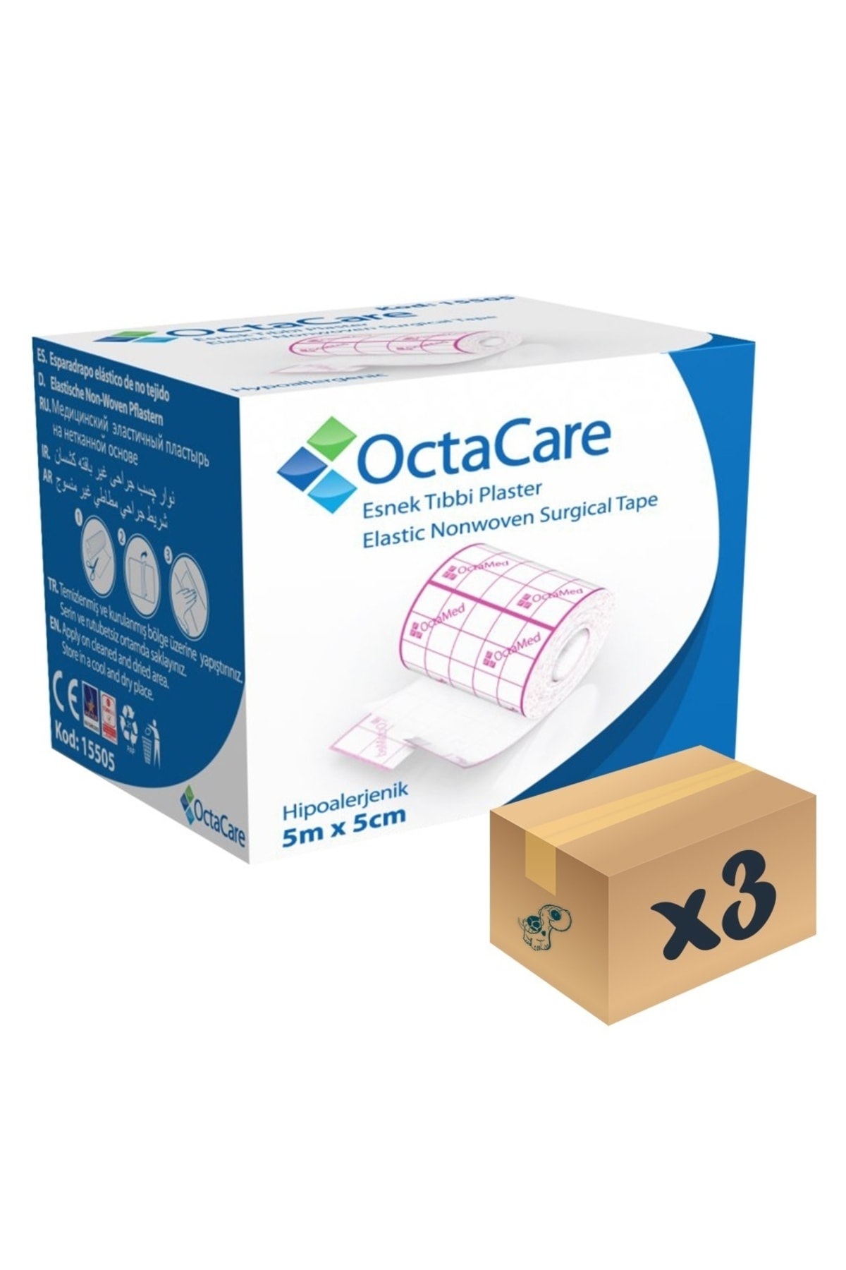 Octacare Esnek Tıbbi Plaster (fix) 5m X 5cm - 3 Adet Fiyatı, Yorumları ...