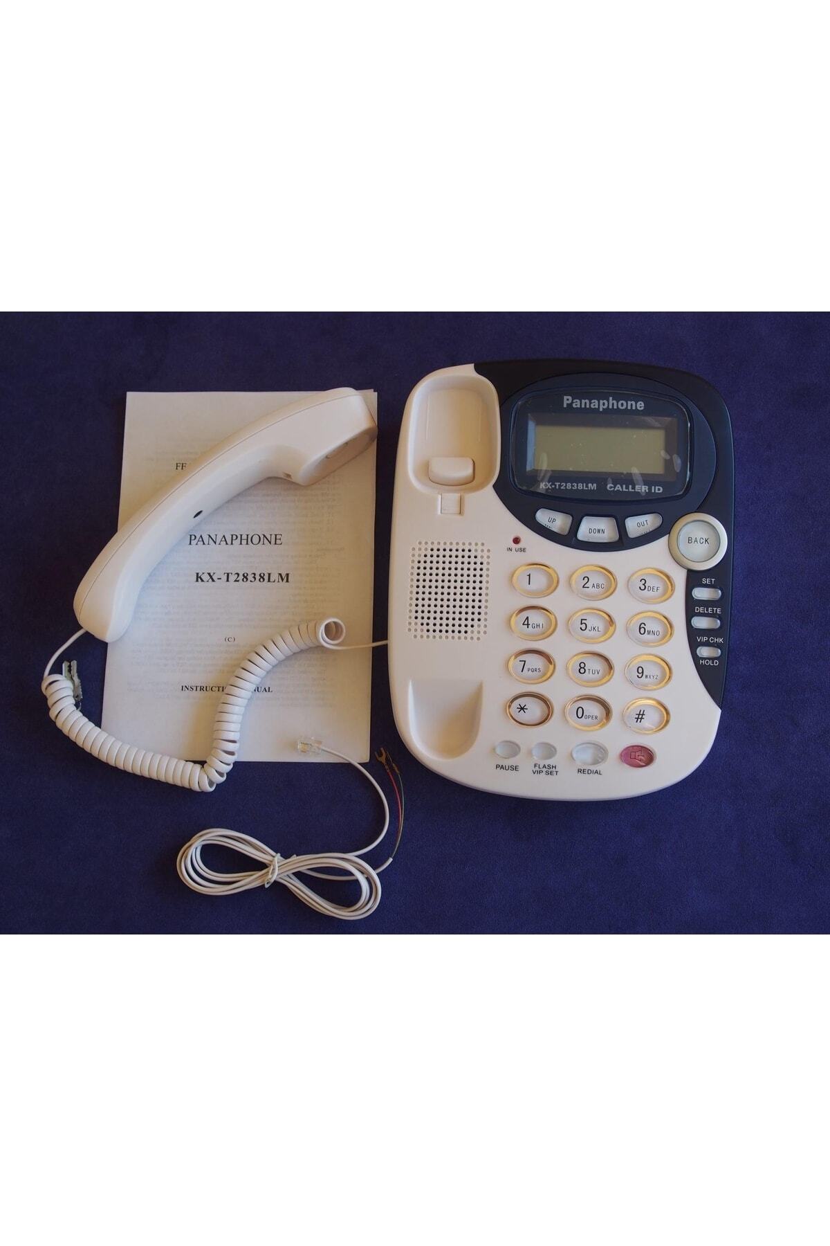 Panaphone Kx-t2838lm Çift Renk Masaüstü Kablolu Ev Telefonu (beyaz ...