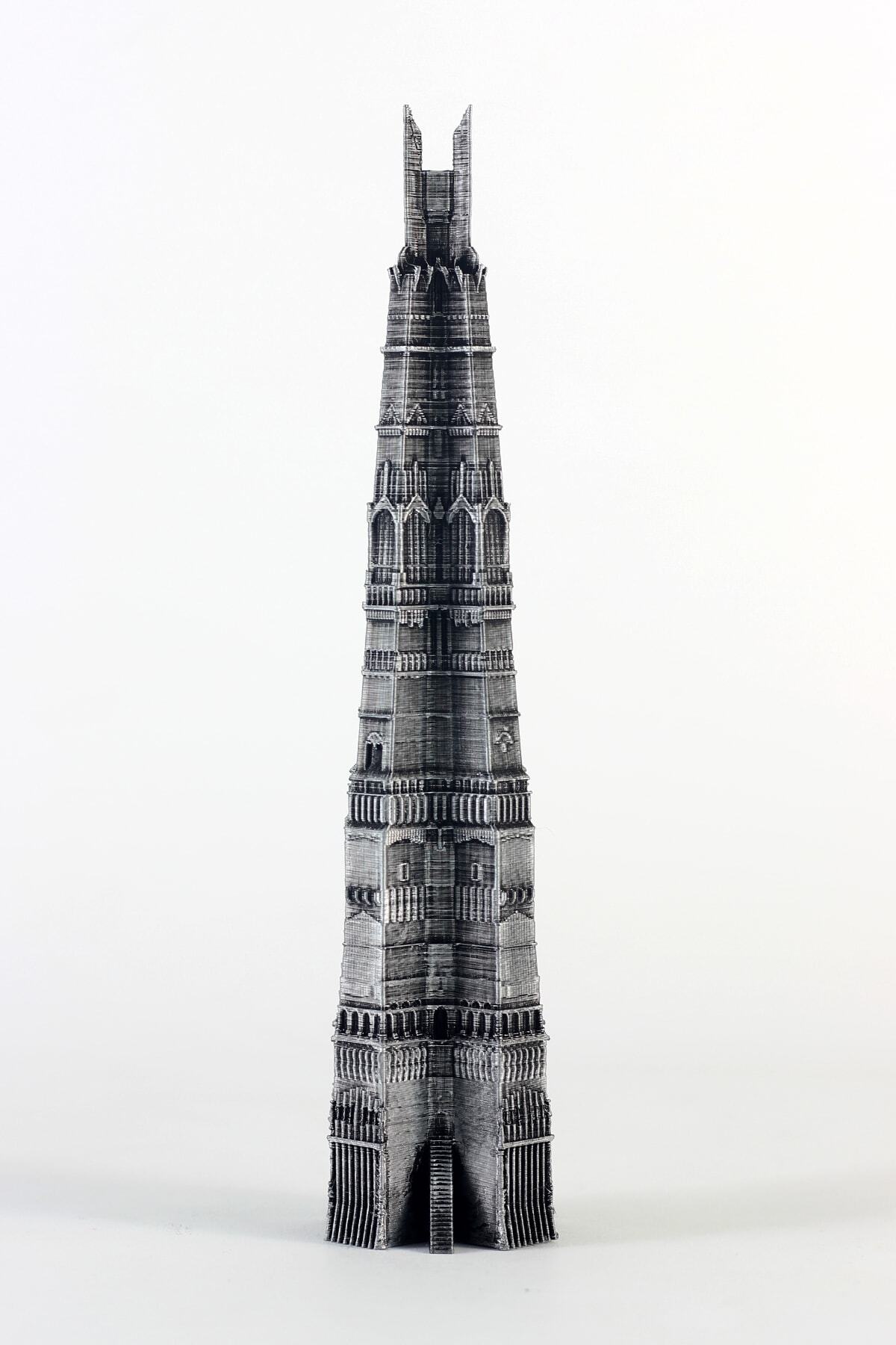 GÜRCÜ 3D Orthanc Tower Figürü - Yüzüklerin Efendisi Orthanc Kulesi Lotr ...